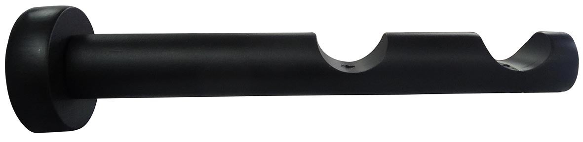 Support tringle à rideau Charme récup, 28 mm noir mat INSPIRE | Leroy Merlin
