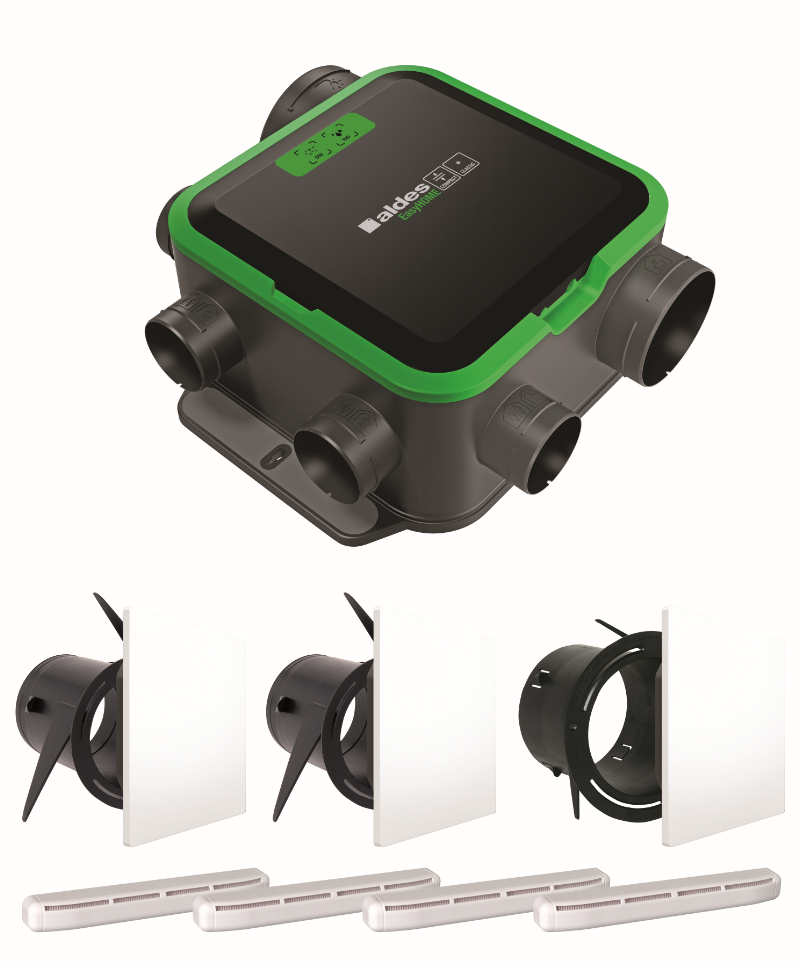 Kit VMC simple flux simple flux autoréglable à contrôle de la qualité d ...