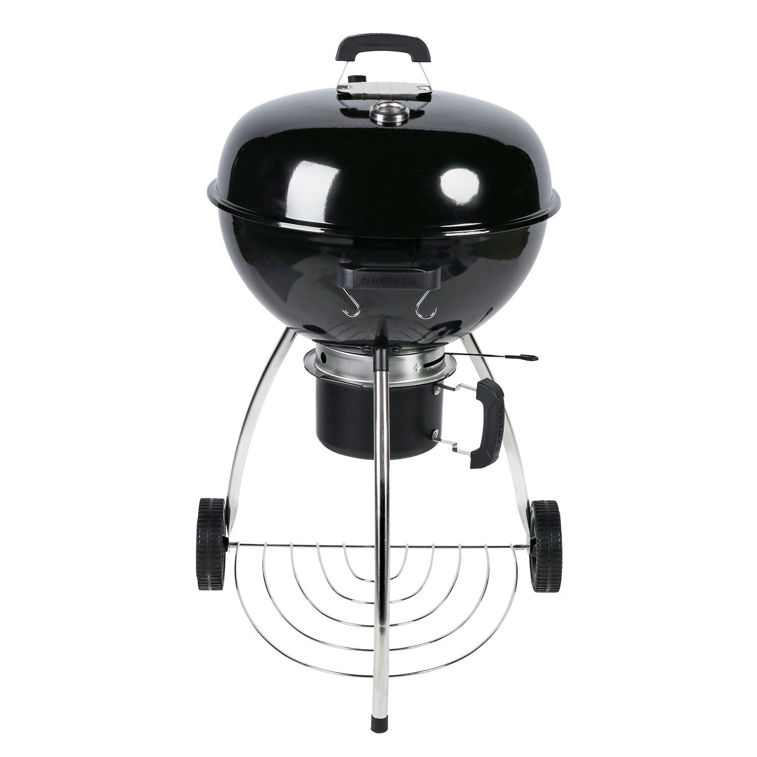 Barbecue charbon de bois NATERIAL ø 55 Phoenix Beta noir | Leroy Merlin