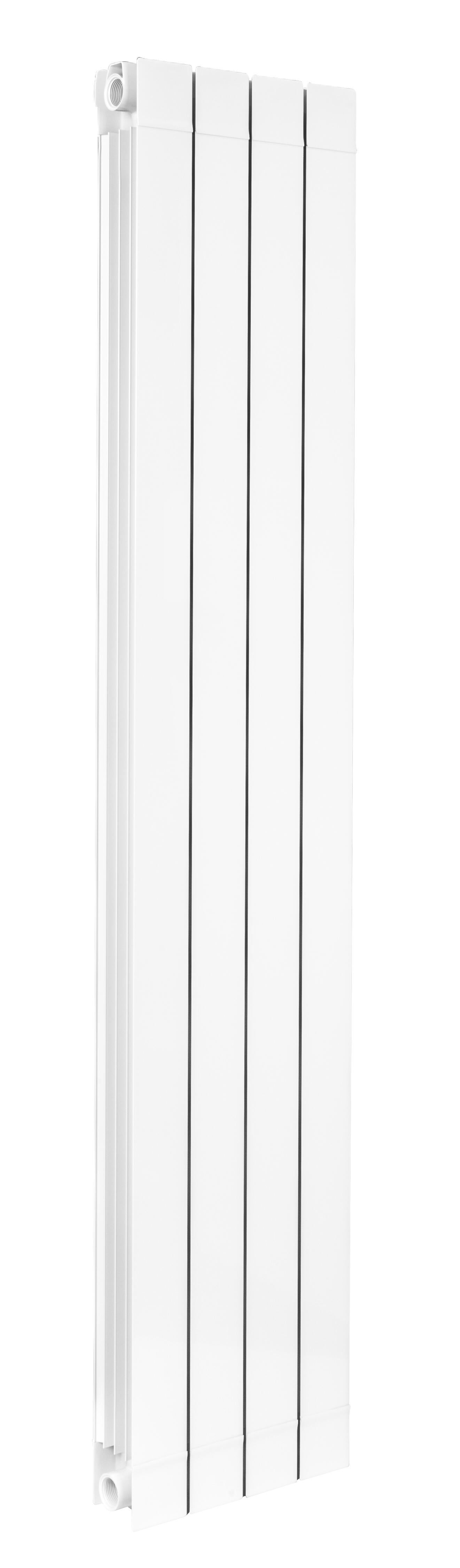 Radiateur eau chaude vertical PRODIGE Novaflo blanc, 1100W H.166.6 x l ...