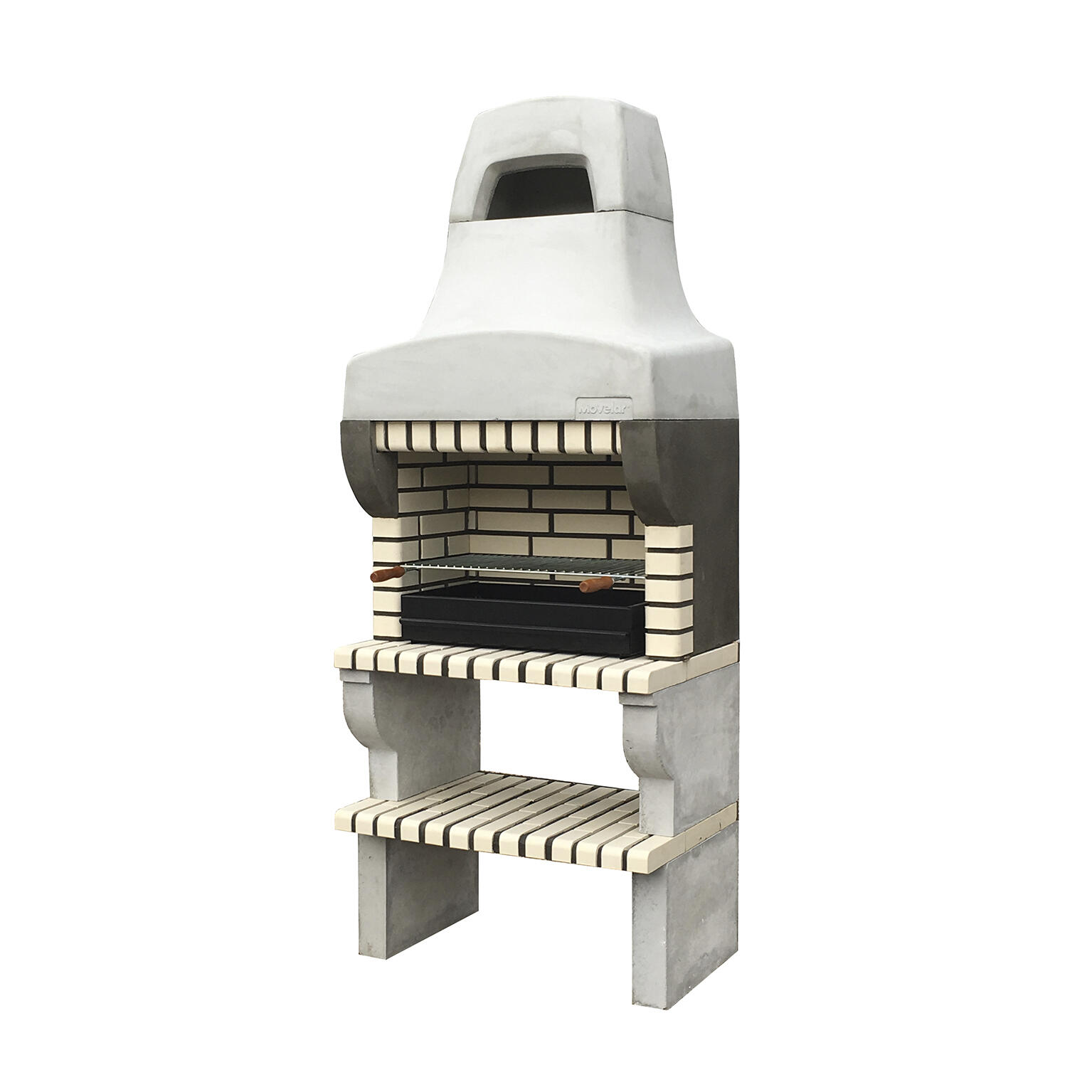 Barbecue fixe MOVELAR Bbq movelar bailen xl plus b/ch | Leroy Merlin