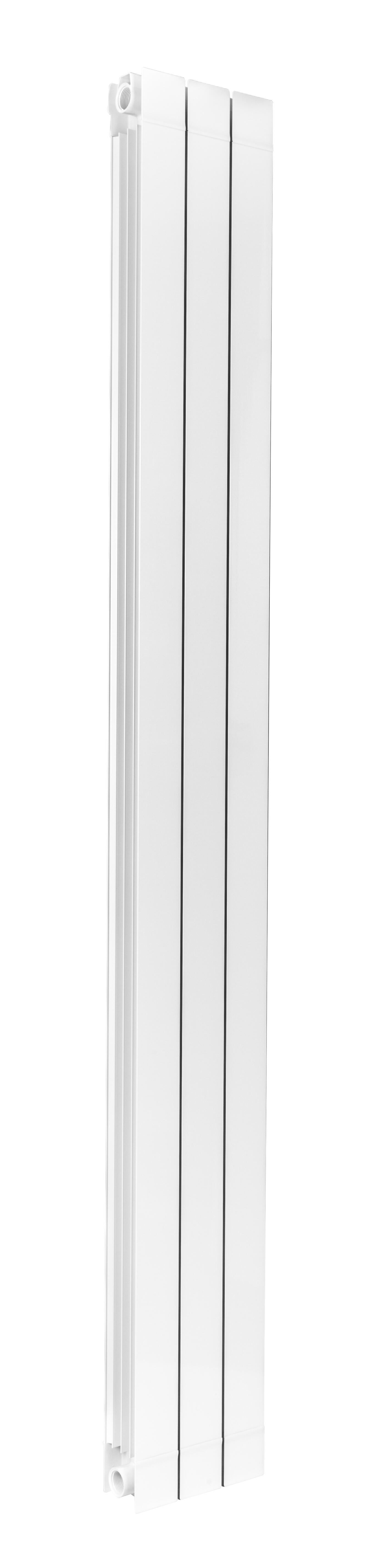 Radiateur eau chaude vertical PRODIGE Novaflo blanc, 972W H.206.6 x l ...