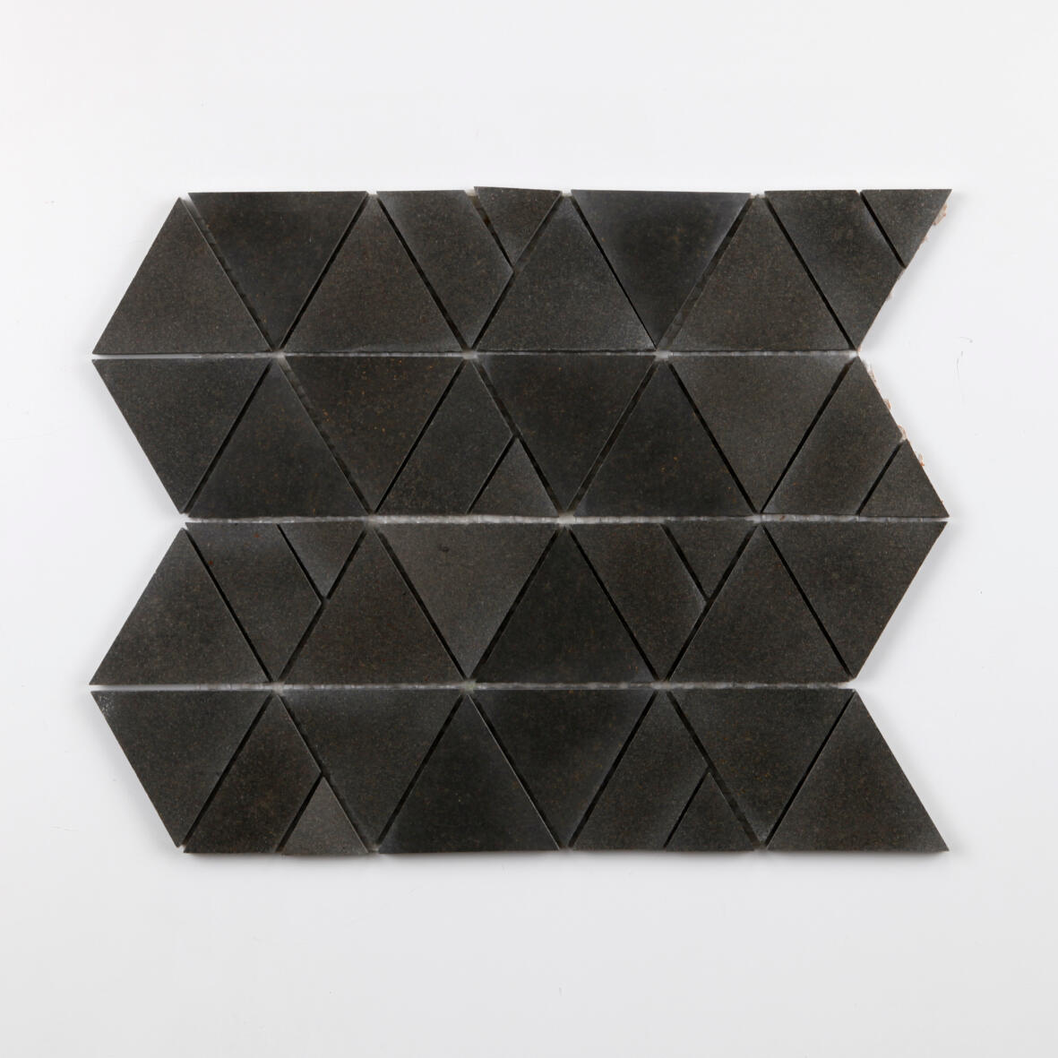 Mosaïque mur Géométriques pierre noir 26 x 30 cm MAT INTER | Leroy Merlin