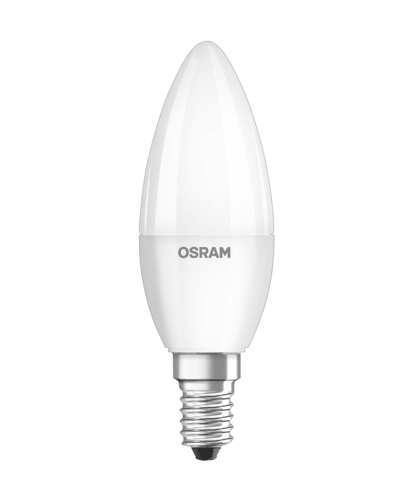 Ampoule led, flamme E14, 250lm = 25W, blanc chaud, OSRAM | Leroy Merlin