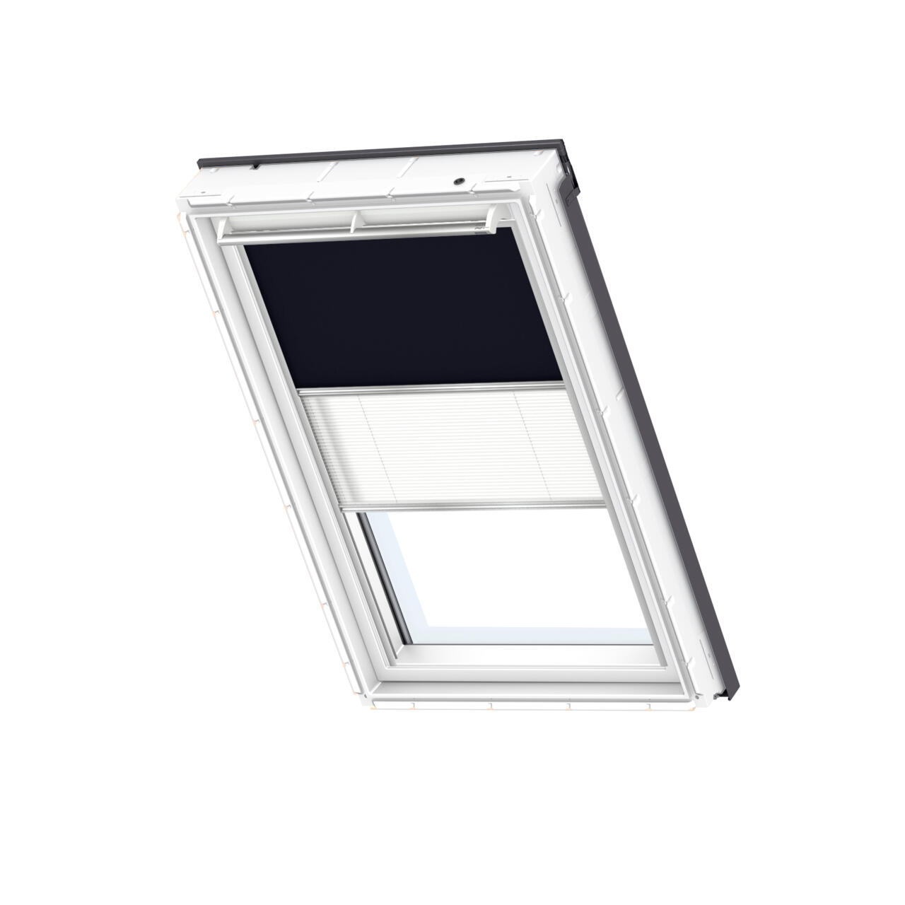 Store duo DFD bleu Uk04 l.134 x H.98 cm - VELUX | Bricoman
