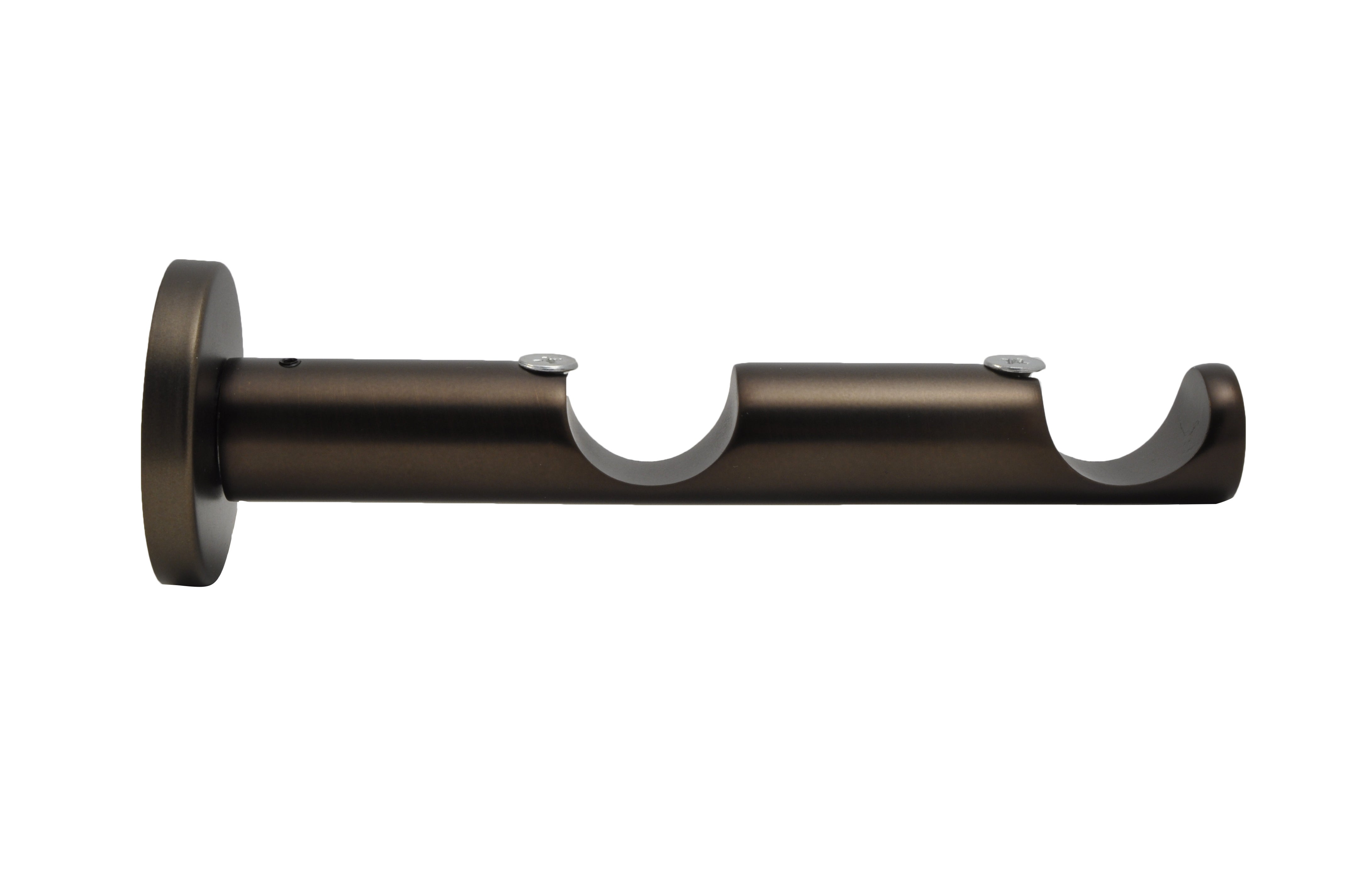 Support extensible tringle à rideau Chic, 28 mm moka brossé INSPIRE | Leroy Merlin