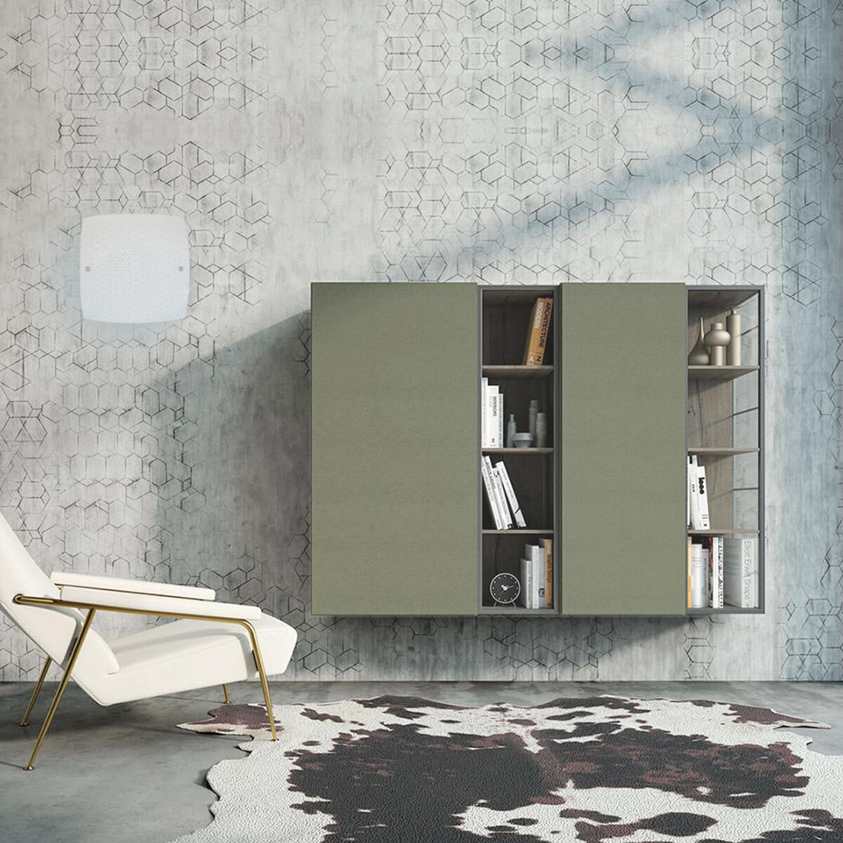 Plafoniera LED neoclassico Dandy, bianco 50x10 cm LUMICOM | Leroy Merlin