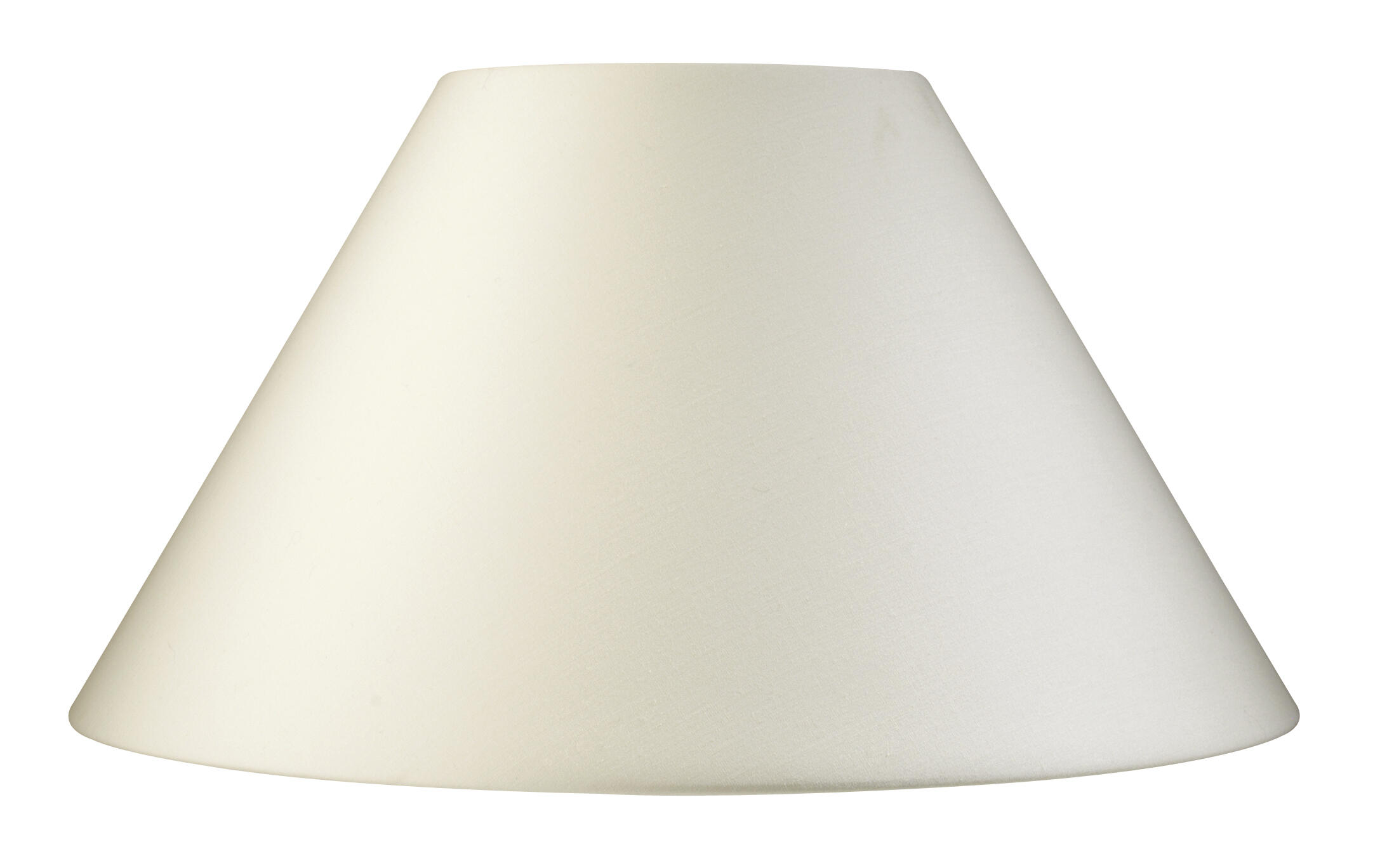 Abat-jour Sweet H.16 cm, Diam.25 cm toiline, blanc ivoire n°3 COREP ...