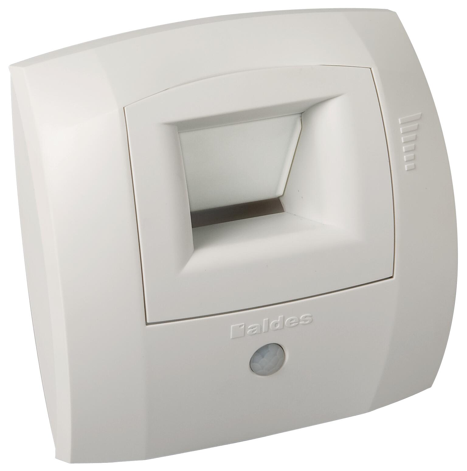 Bouche d'extraction hygroréglable wc ALDES Bahia curve D.80mm | Leroy ...