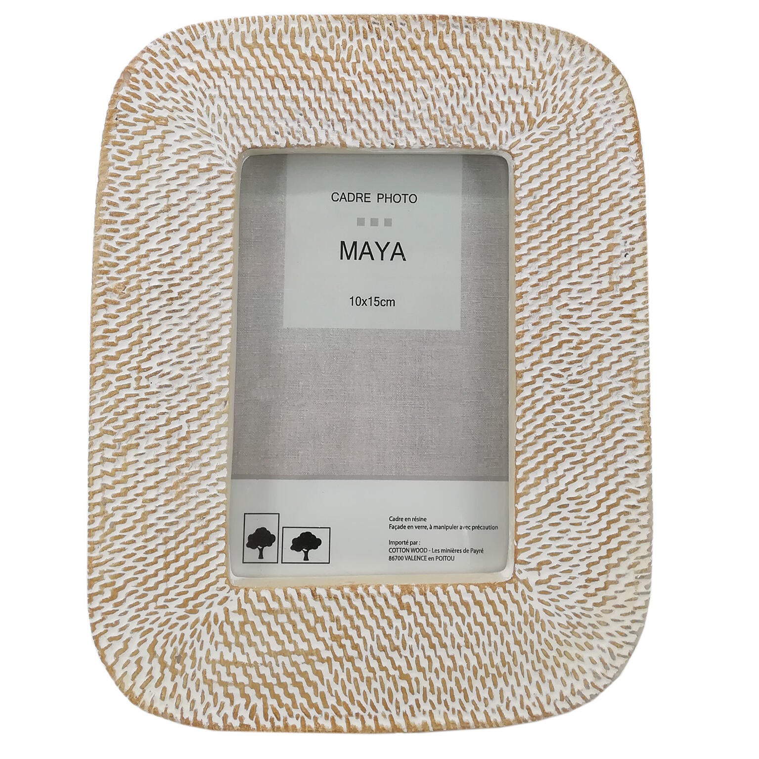 Cadre Maya, H.15 x l.10 cm naturel | Leroy Merlin