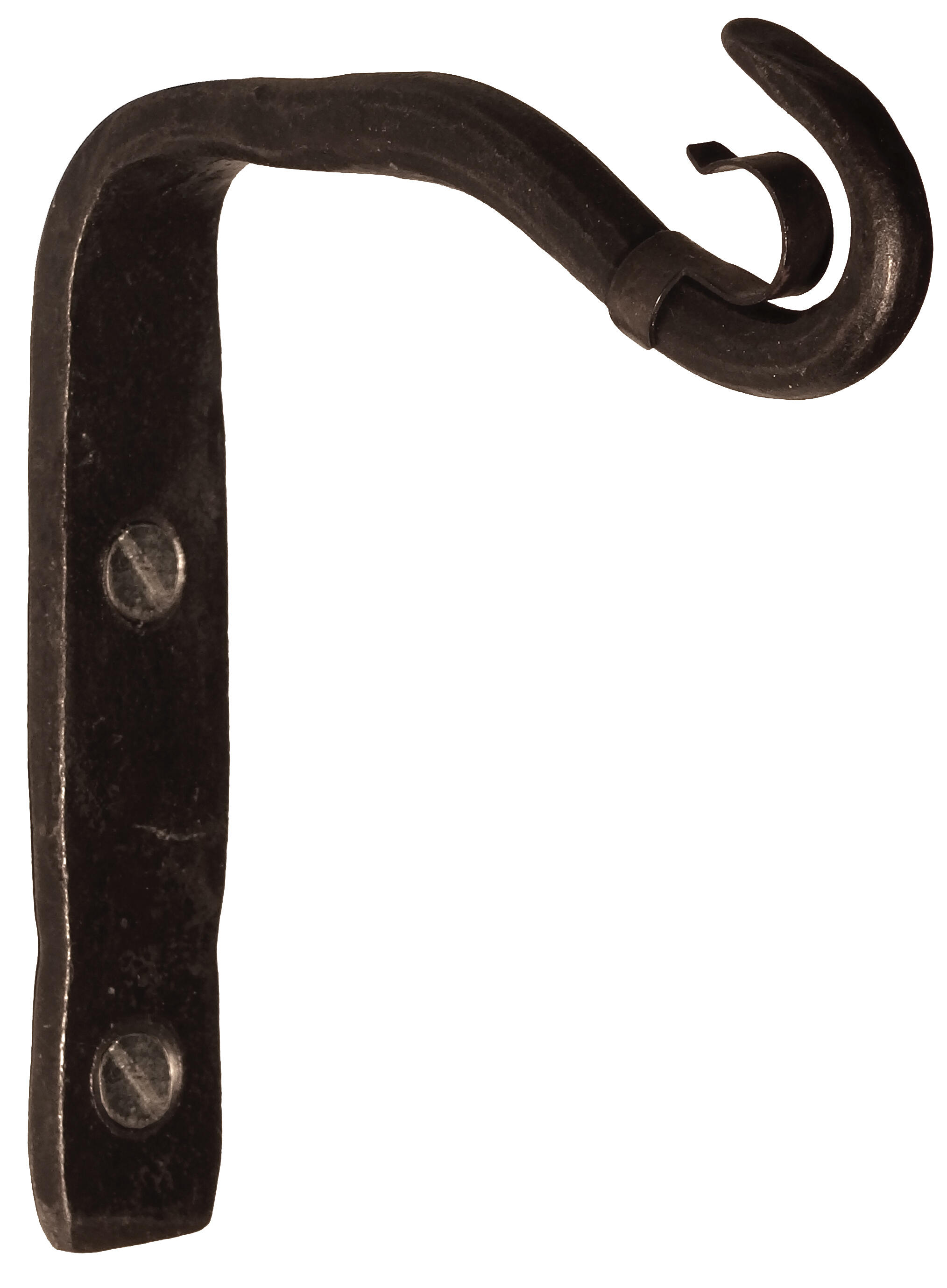 Lot de 2 supports tringle à rideau Forgémain, 12 mm noir martelé ...