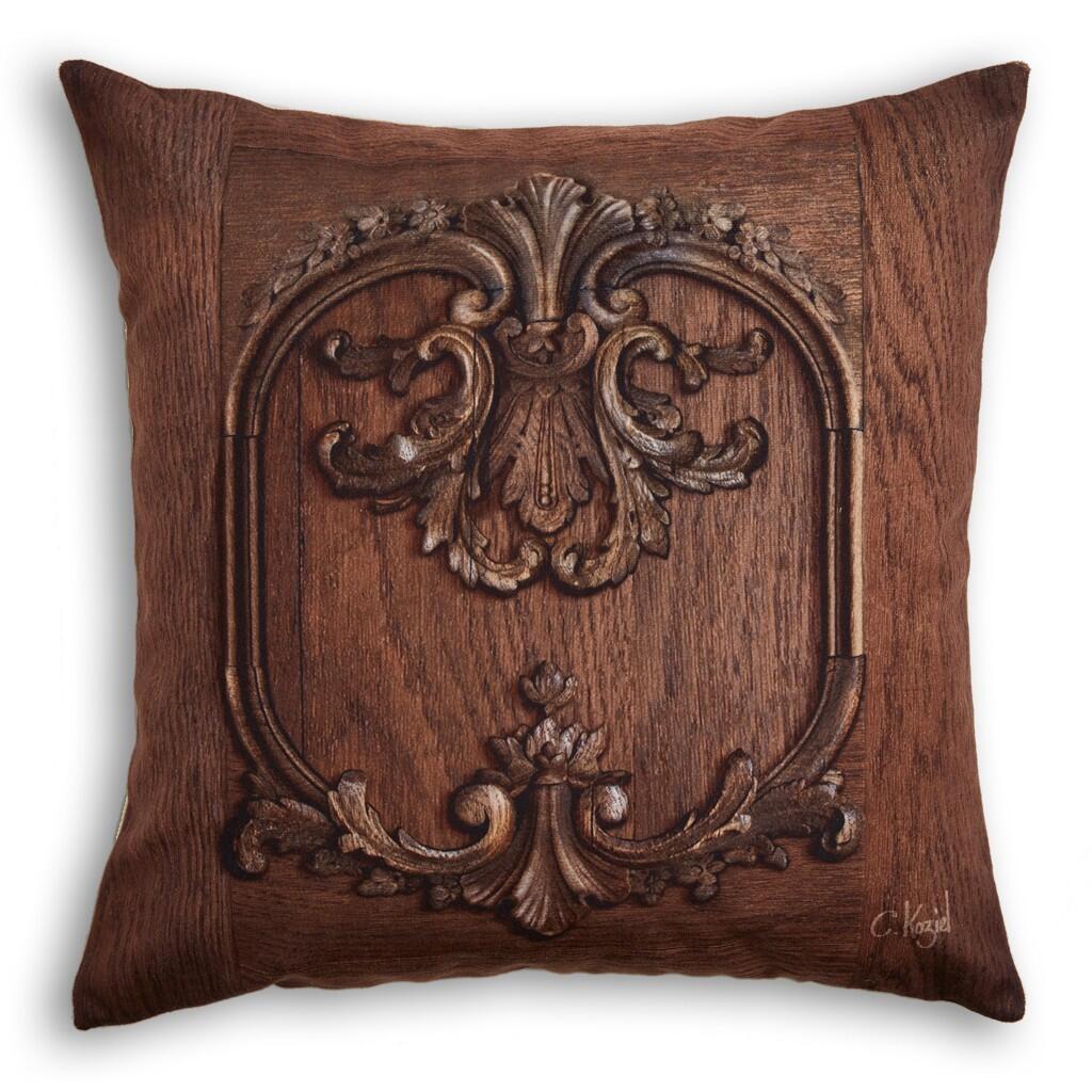 Coussin ALFRED BOISERIE LOUIS XV, beige l.40 x H.40 cm | Leroy Merlin