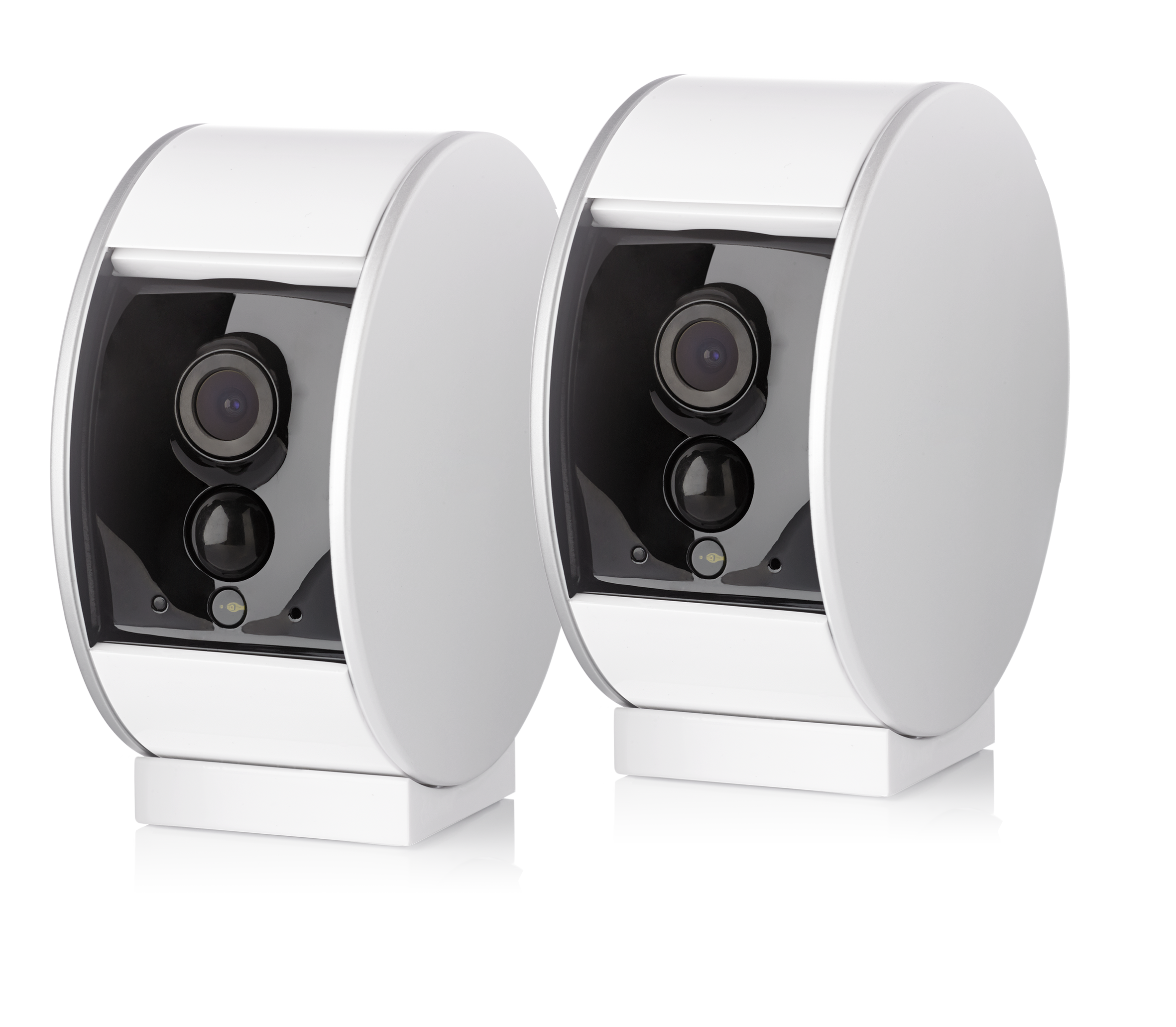 Pack 2 caméras de surveillance intérieure filaires SOMFY Protect blanc ...