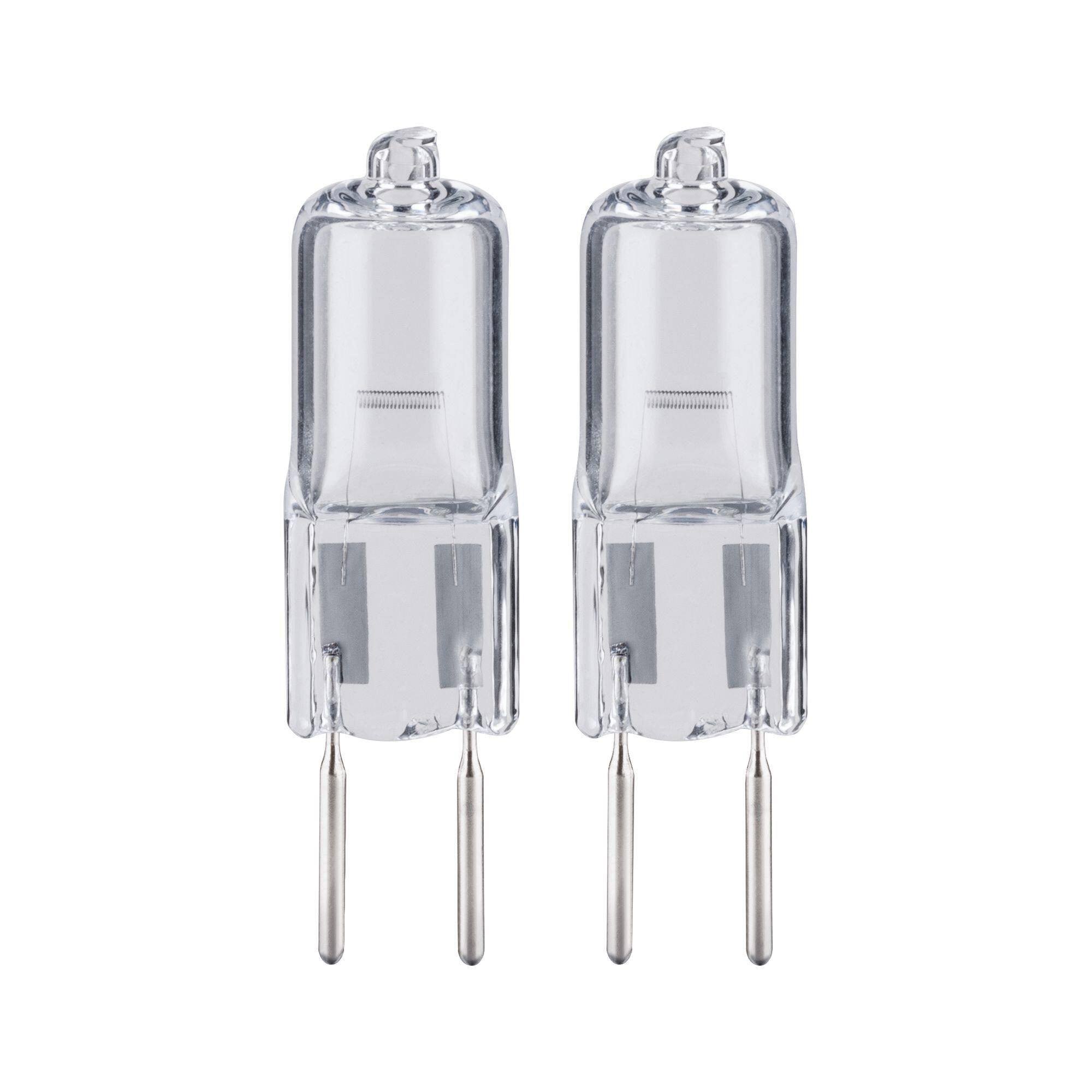 2 ampoules halogène clair rectangulaire GY6.35 374 Lm = 20 W blanc ...