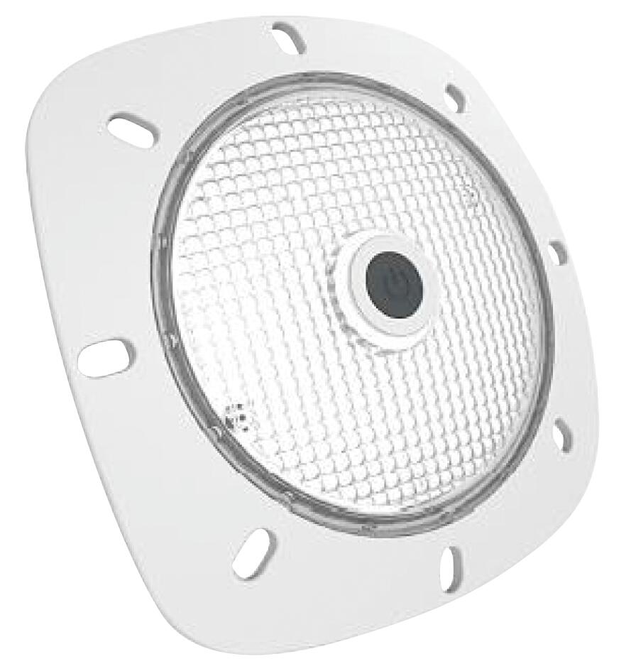 Projecteur led pour piscine hors-sol acier et bois blanc, 2 W | Leroy ...