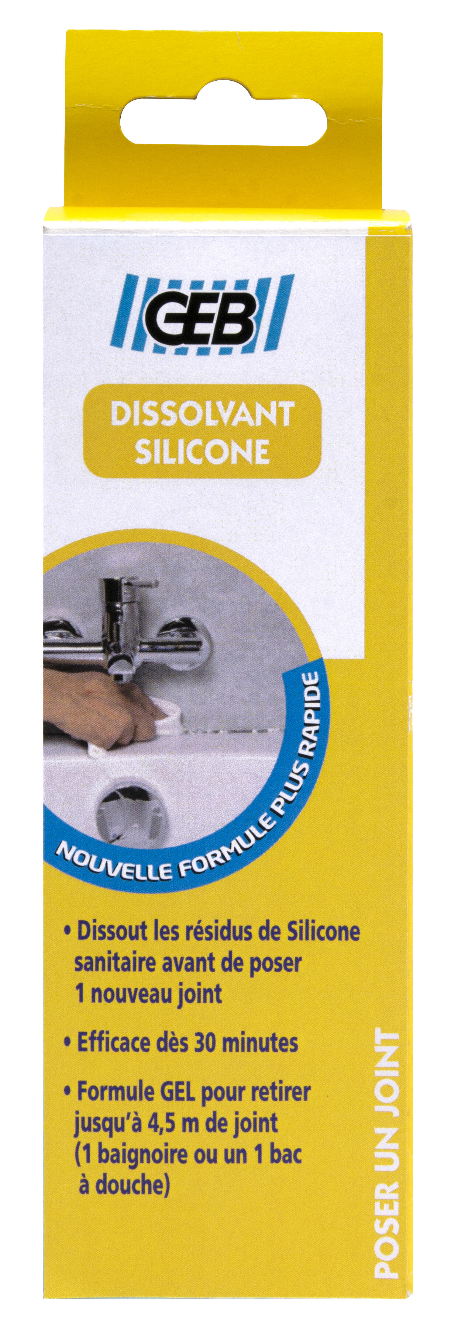 Dissolvant silicone étui tube 125ml GEB | Leroy Merlin