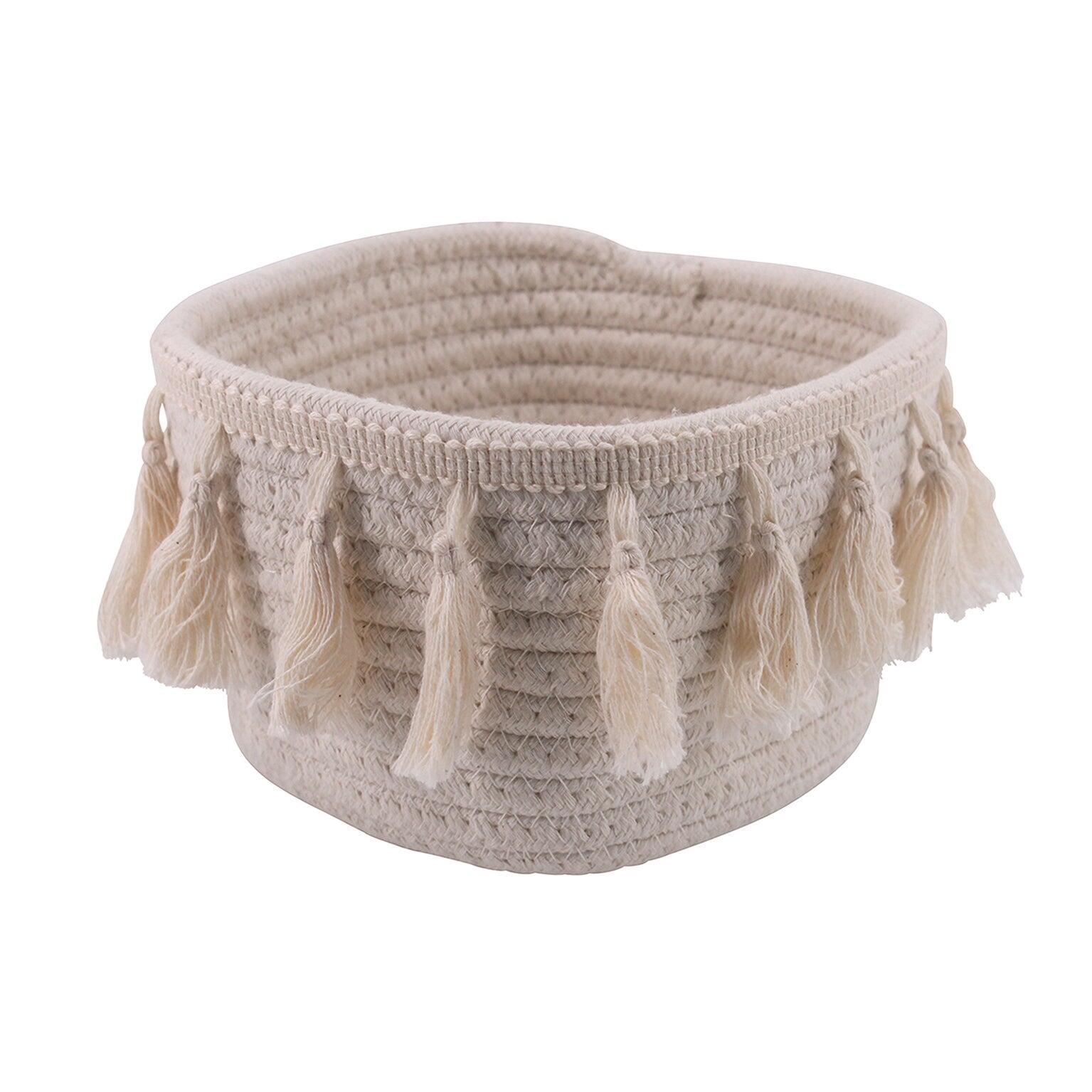 Panier blanc l.16 x P.16 x H.11 cm | Leroy Merlin