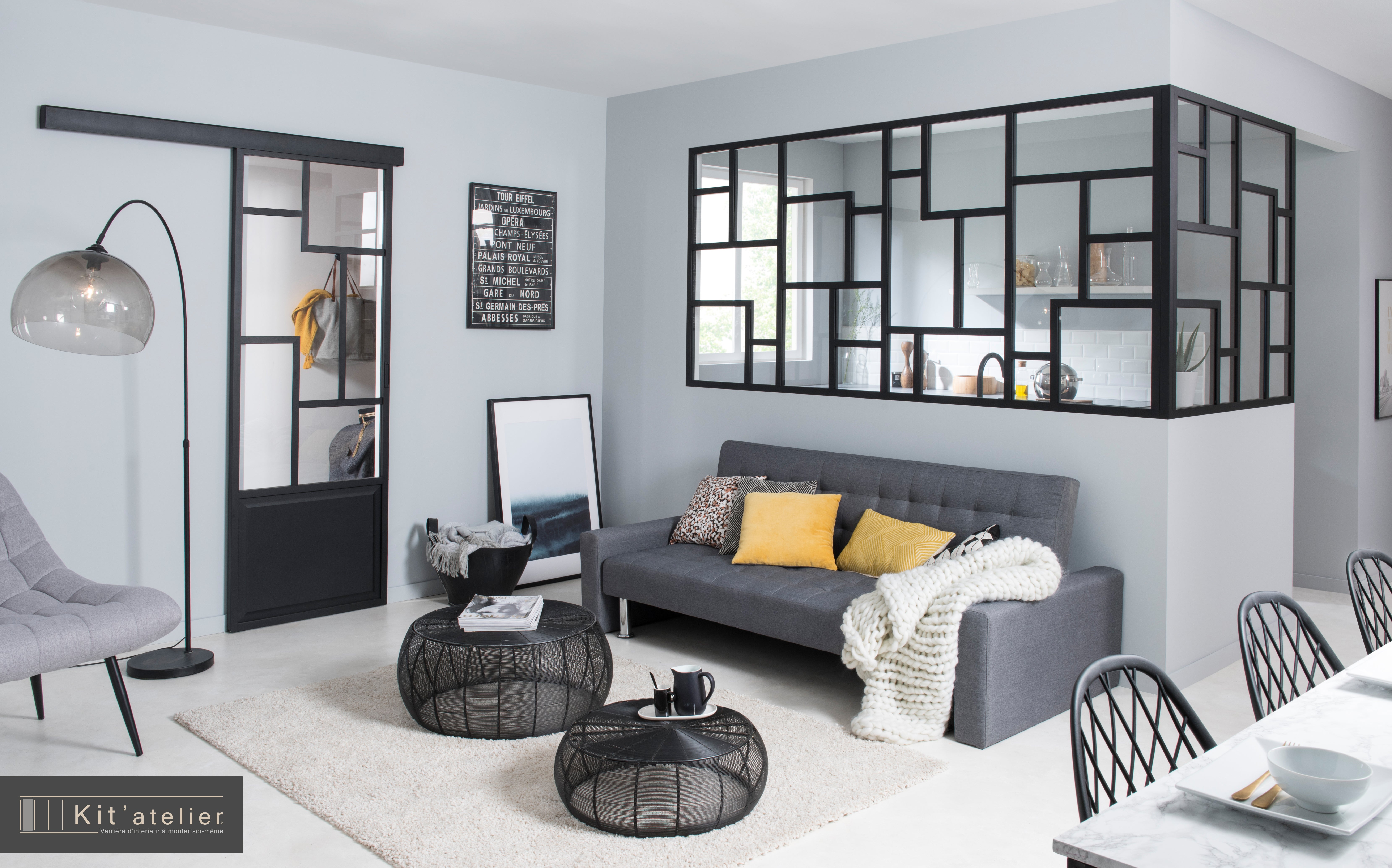 Kit parcloses Design pour porte Modulo de 73 cm de largeur | Leroy Merlin