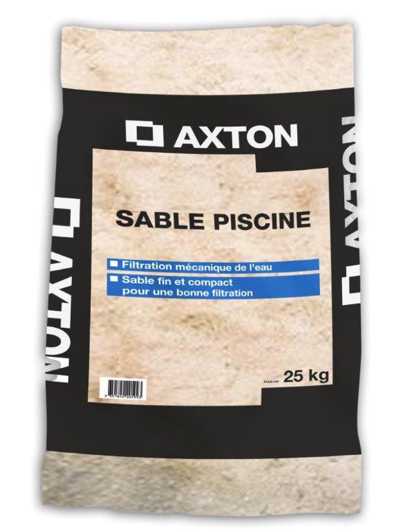Sable de filtration 0.6/1.6 AXTON, 25kg | Leroy Merlin