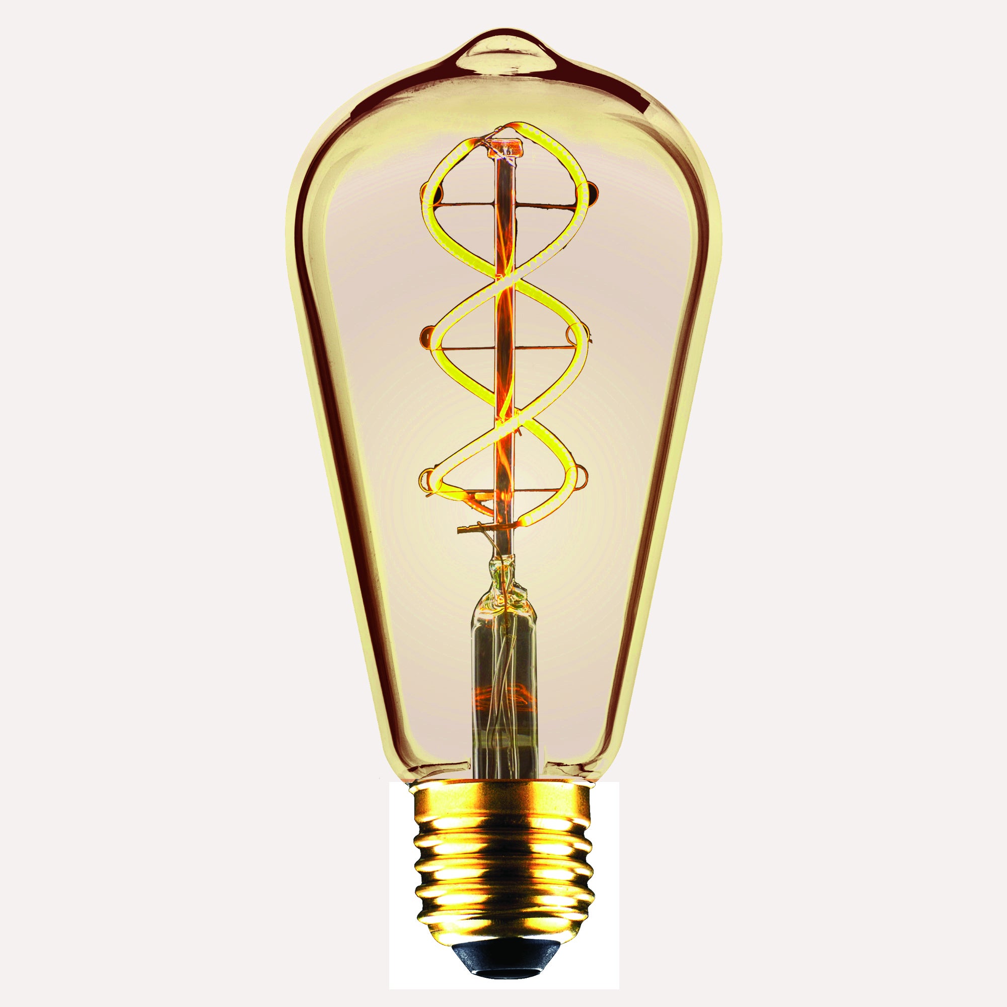 Ampoule led décorative, Edison E27, 80lm = 26W, blanc très chaud ...