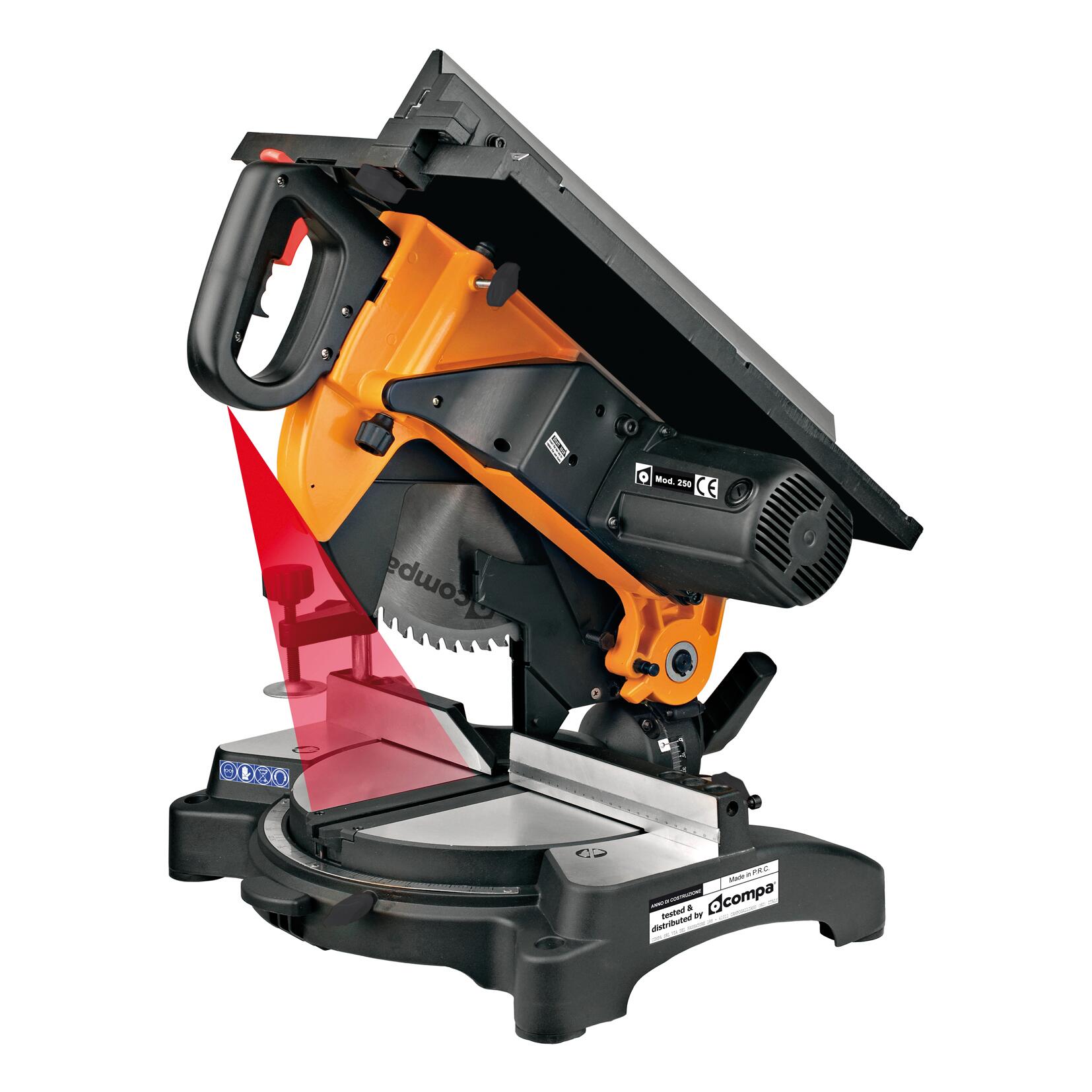 Troncatrice con pianetto COMPA ORANGE 250 Ø 250 mm 1600 W 4800 giri/mm ...