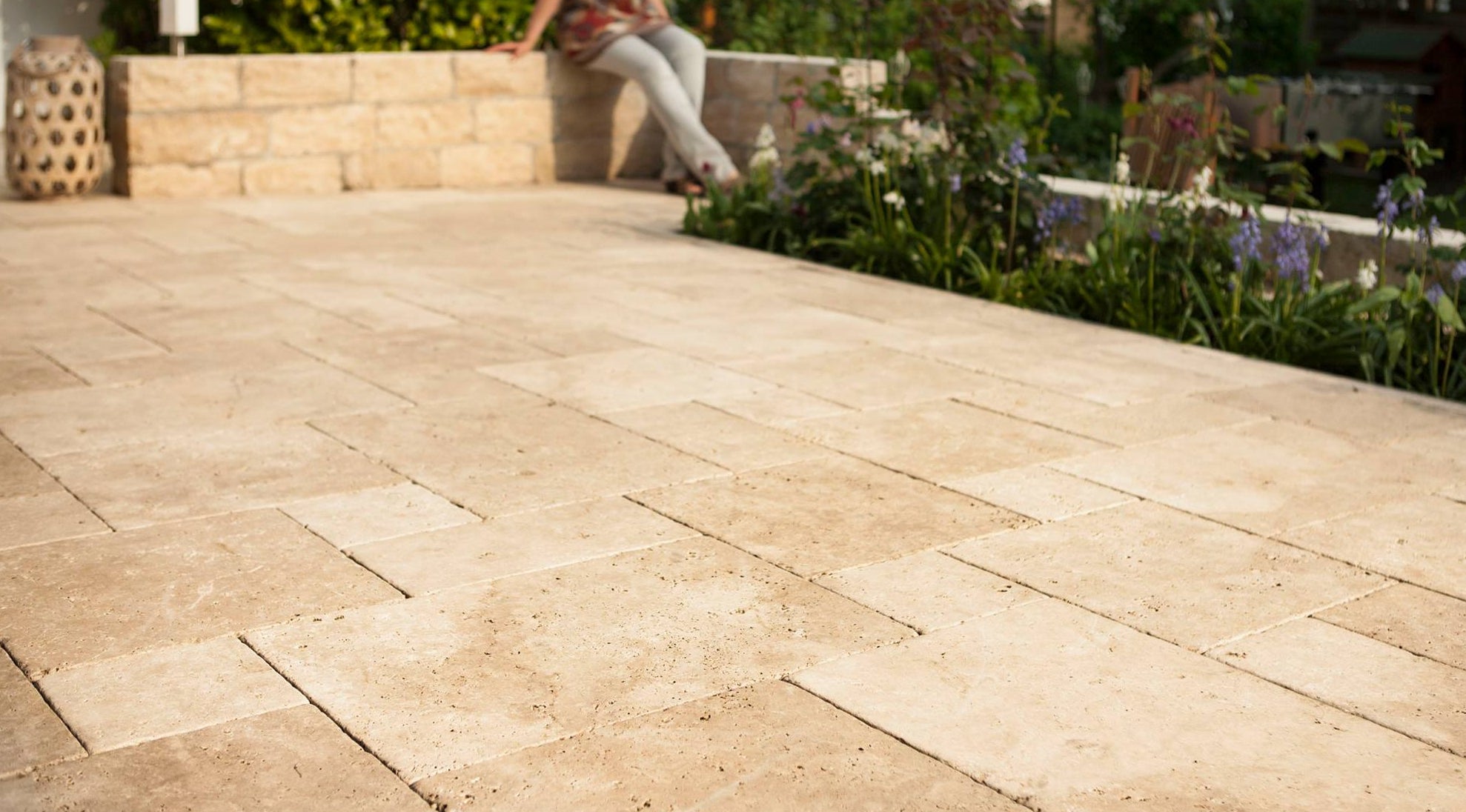 Dalle Travertin vieilli classic, beige/marron, multiformat | Leroy Merlin