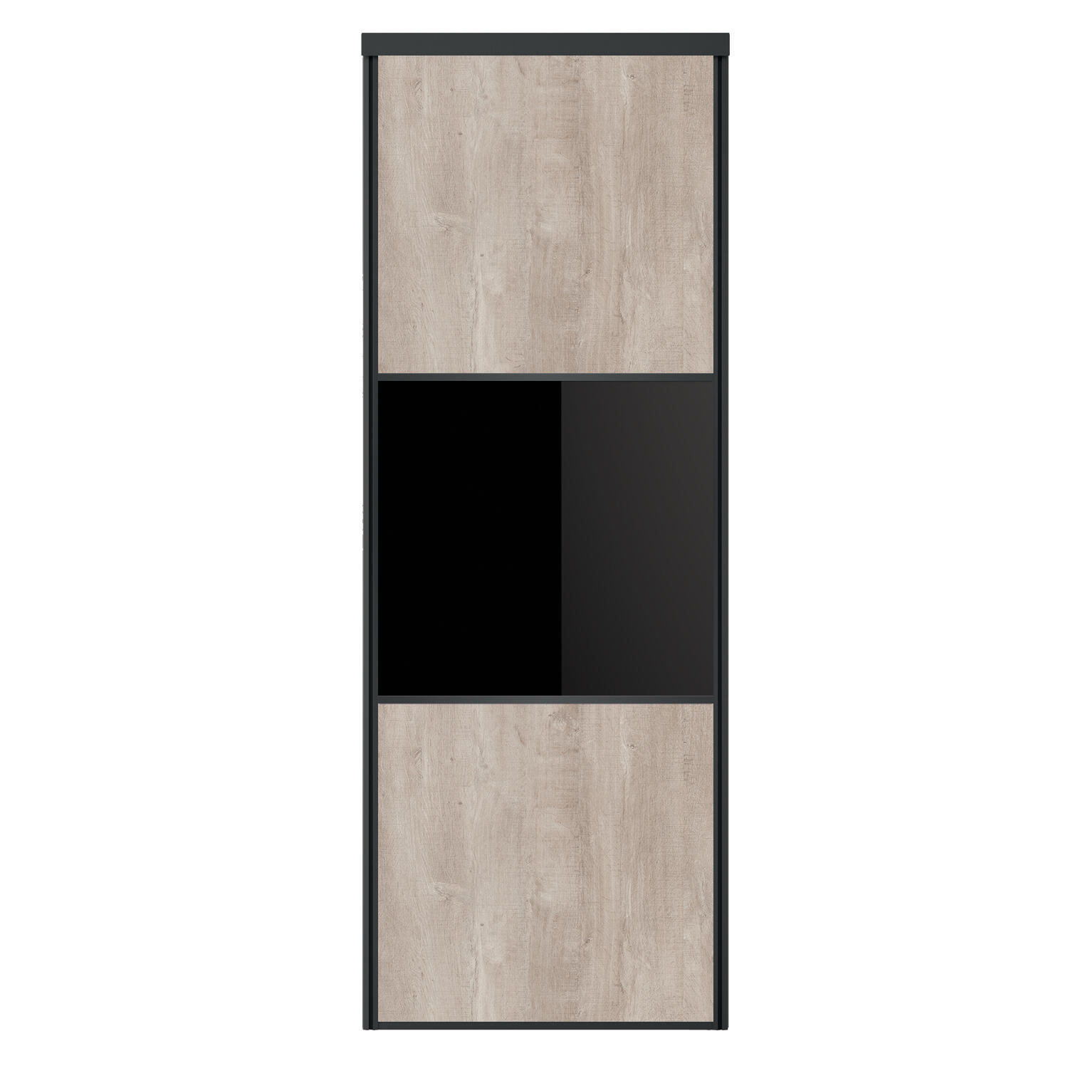 Porte de placard coulissant sur-mesure KAZED Karma 2 de 80.1 à 100 cm ...