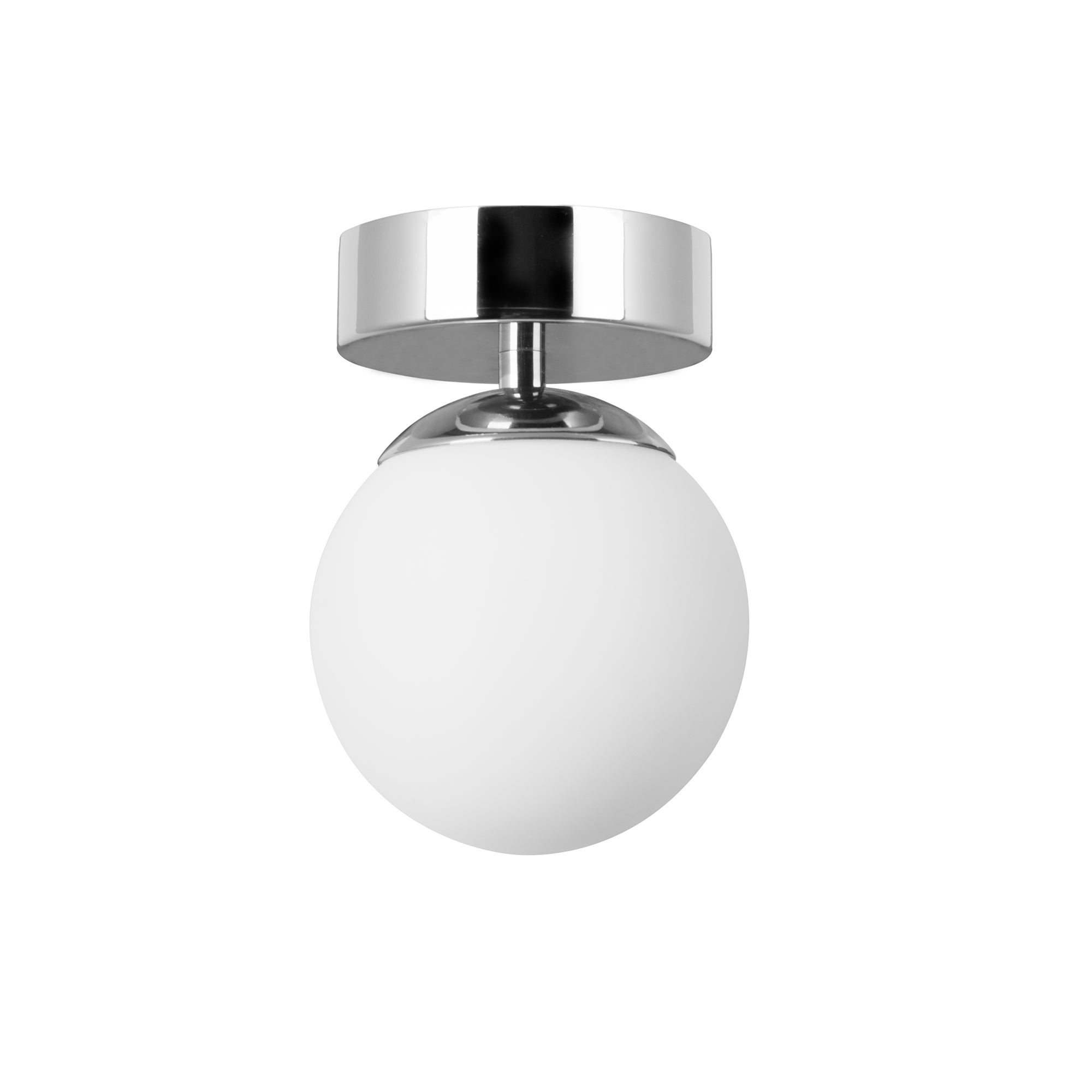 Plafonnier, design chrome module led Petit diamètre 10 cm D.12 cm ...