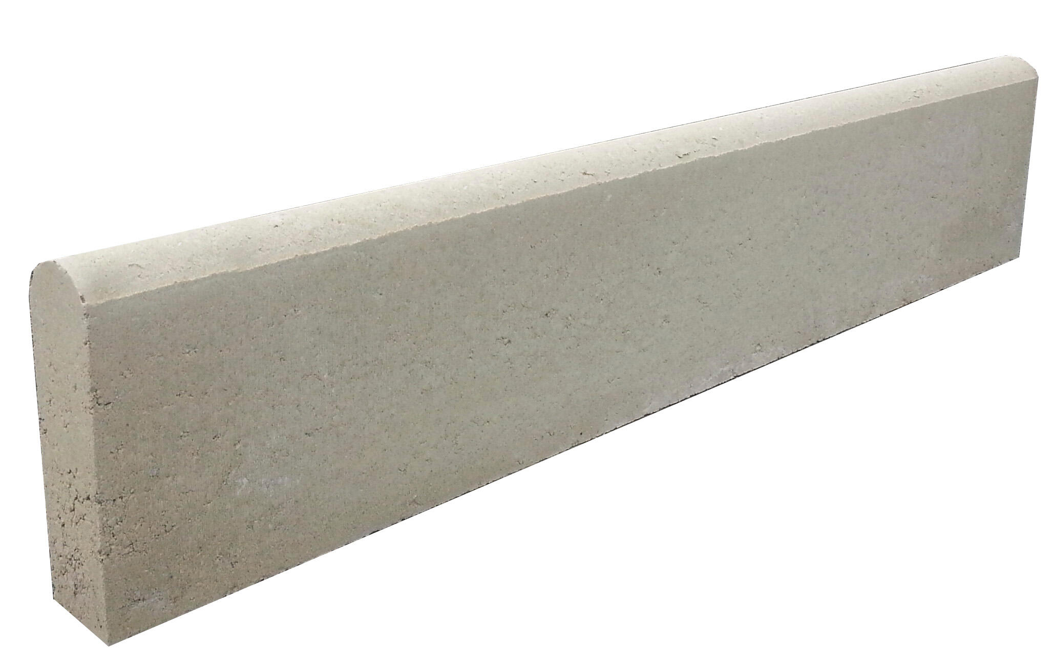 Bordure droite Longueur 1m béton ton pierre, H.20 x L.100 cm | Leroy Merlin