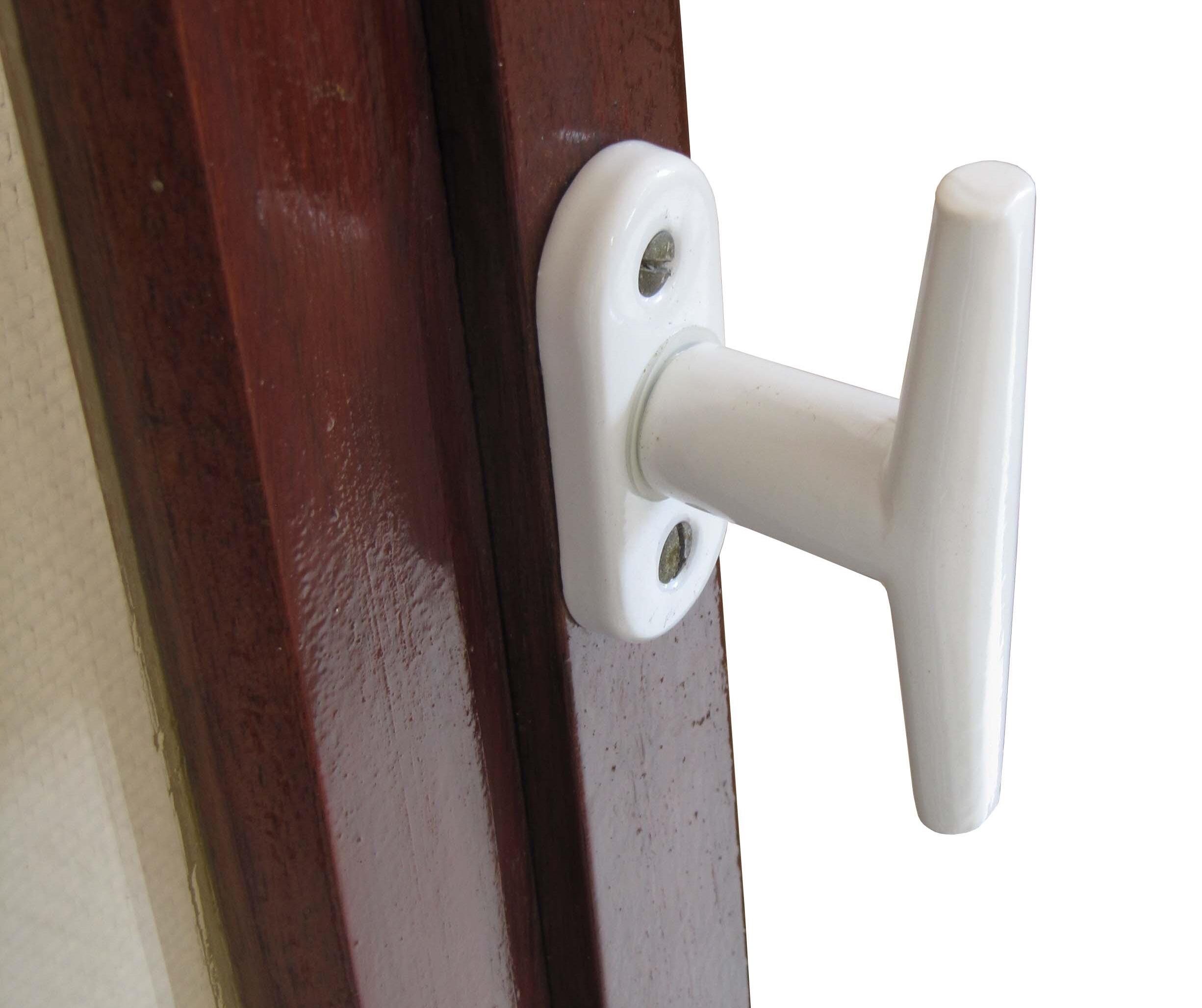 Crémone CHAINEY Anémone, aluminium enduit de résine époxy blanc | Leroy ...