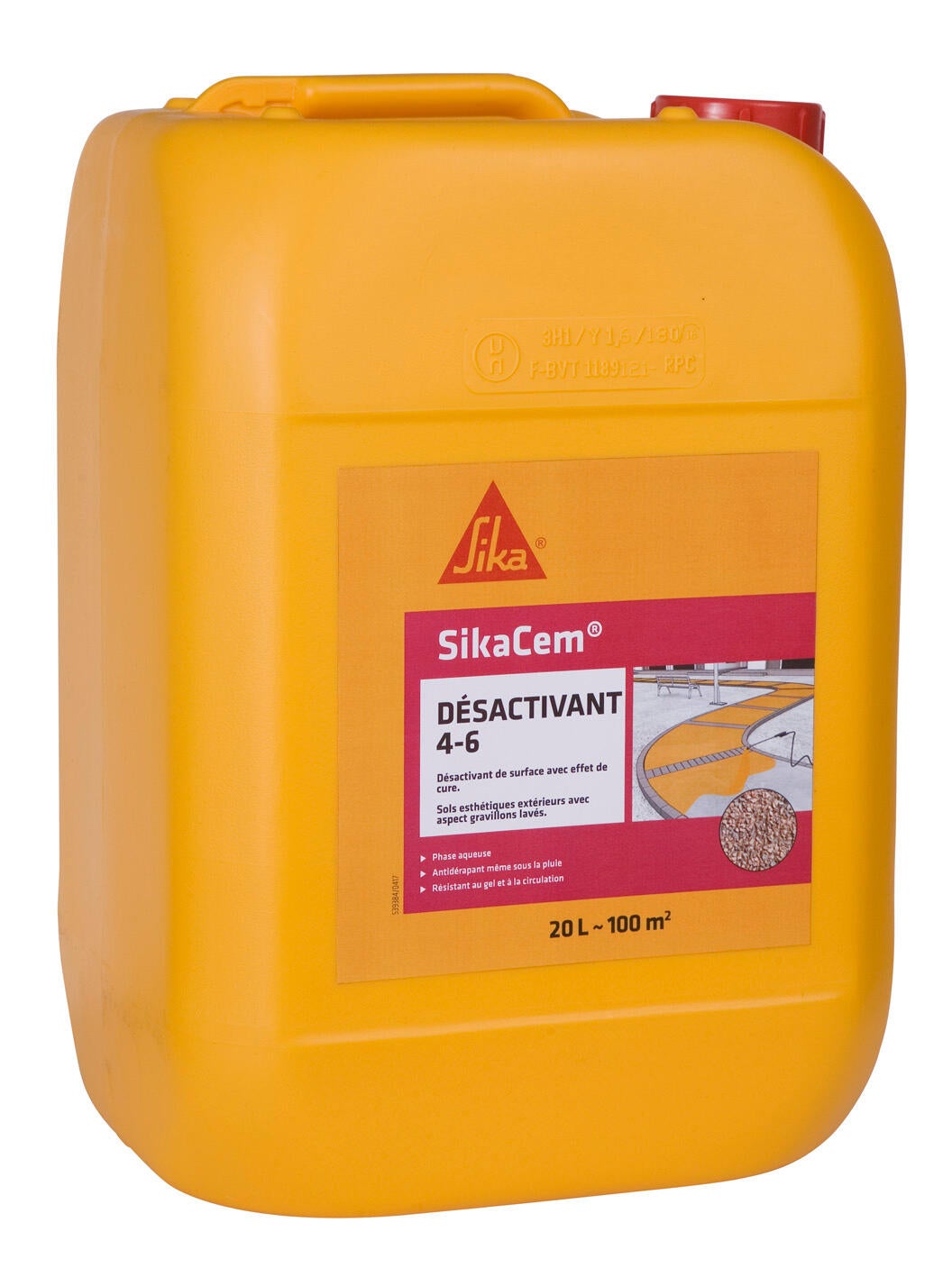 Désactivant béton 4-6 bidon de 20 litres SIKA 20 litres | Leroy Merlin