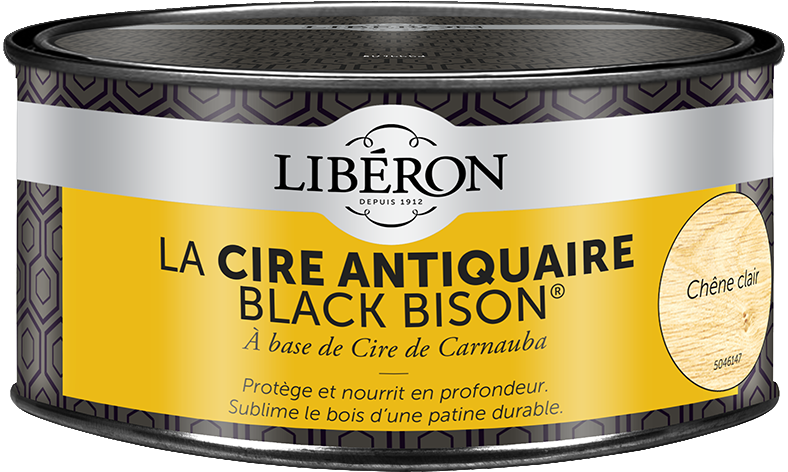 Cire en pâte meuble et objets Antiquaire black bison® LIBÉRON, chêne ...