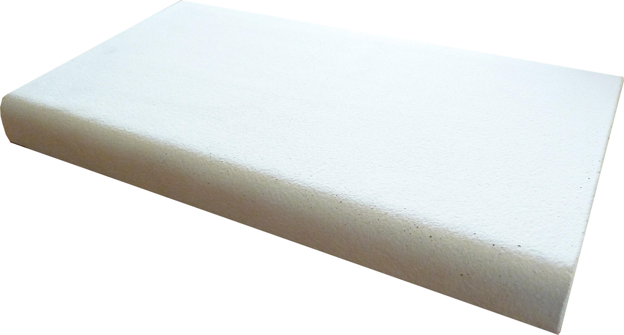 Couvre-mur plat Chaperon mur plat lisse blanc, H.4.5 x l.30 x P.50 cm ...