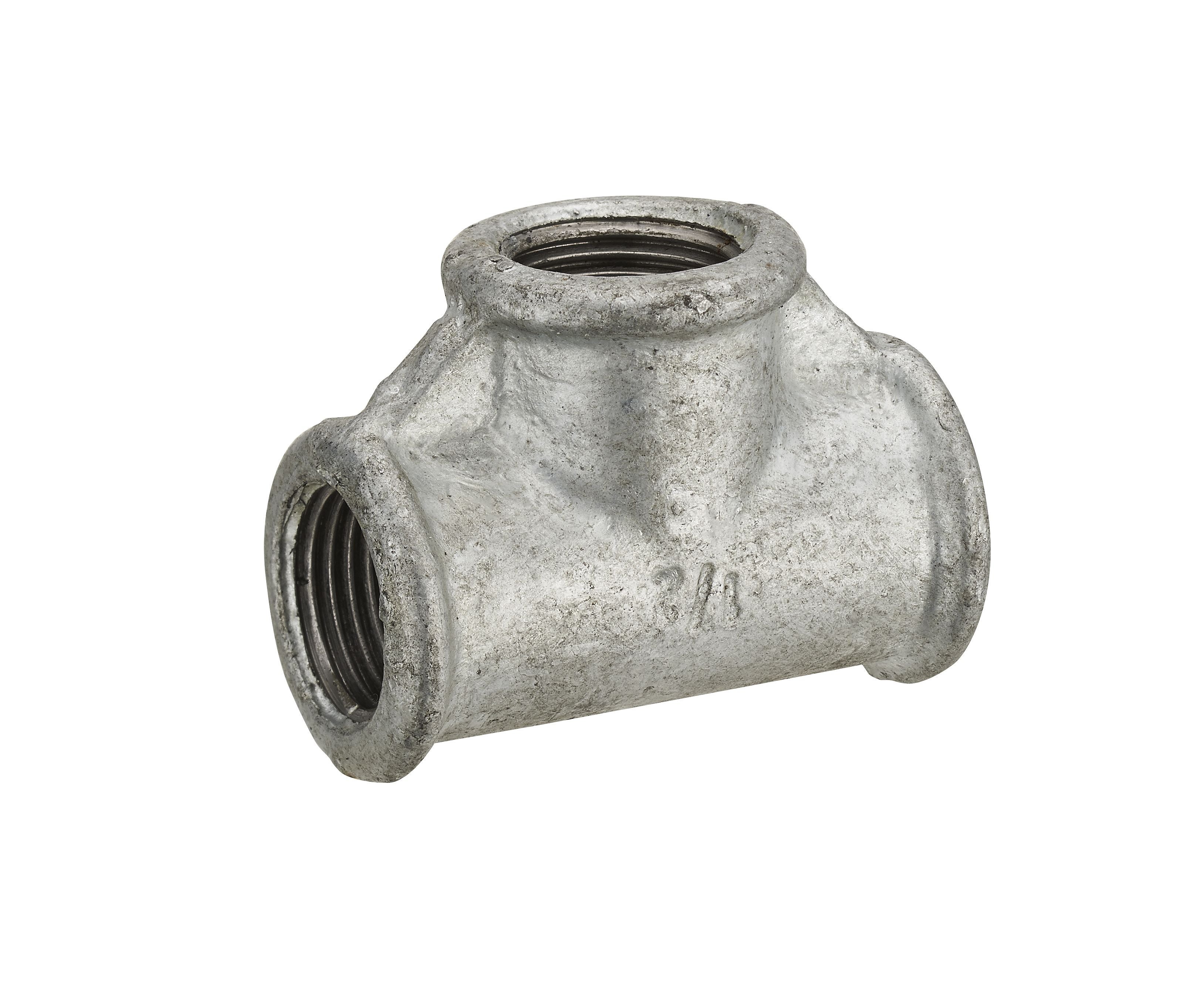 Té fonte pour tuyau acier à visser F/F D.3/4" (20 x 27) mm | Leroy Merlin
