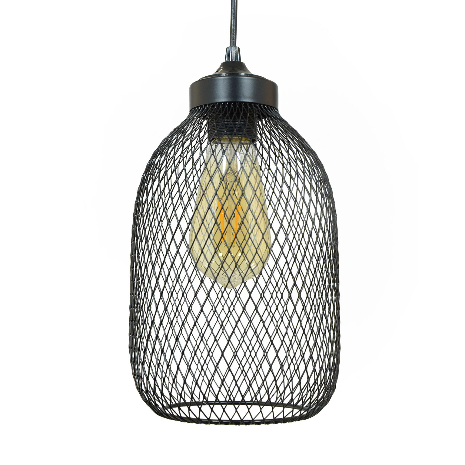 Suspension Verline, acier, noir, Diam.16 cm, E27 | Leroy Merlin