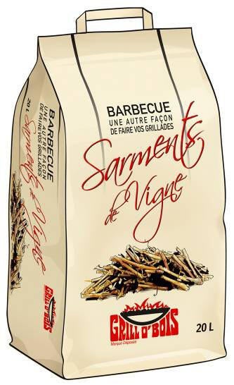 Sarment de vigne solide GRILLO'BOIS par 20 l | Leroy Merlin