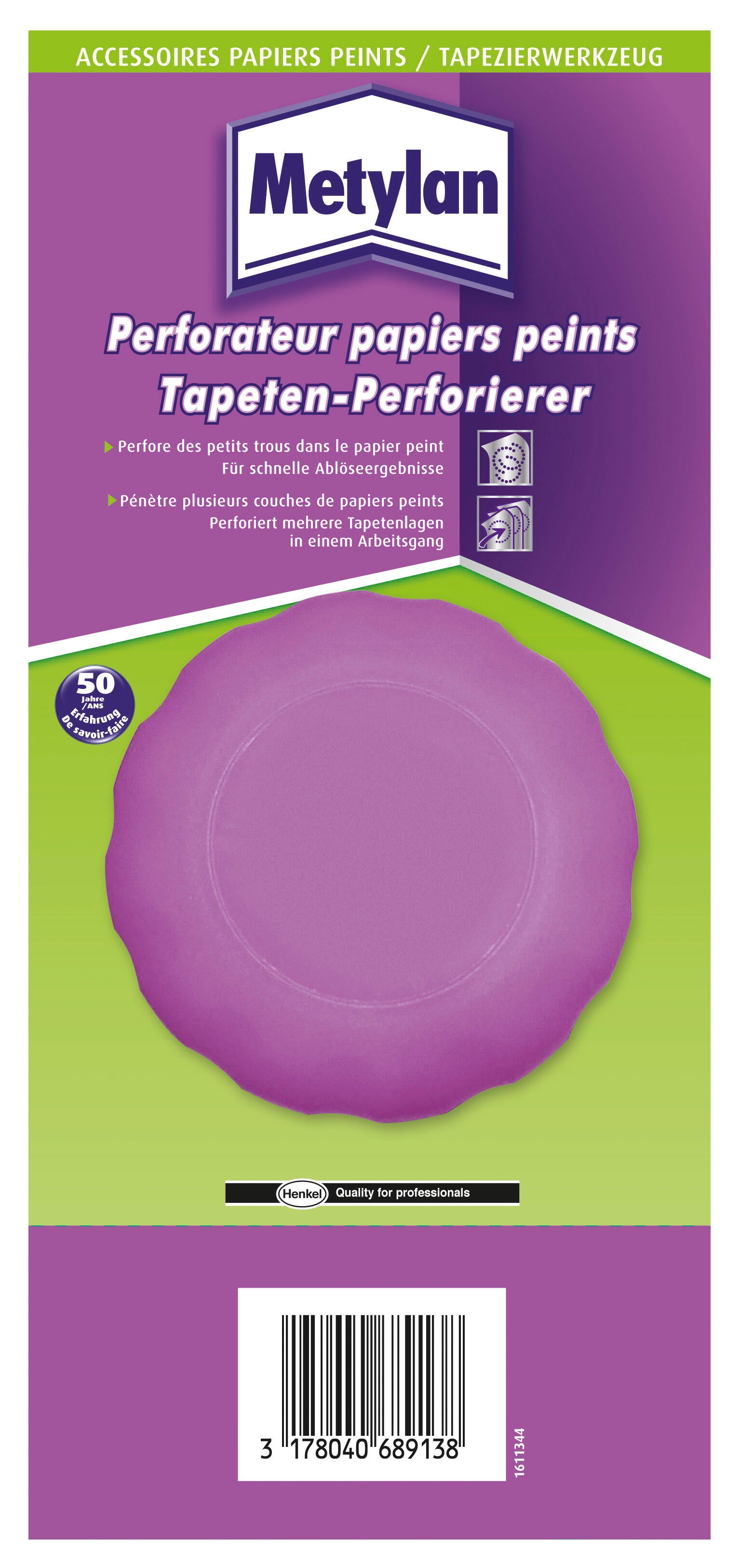 Perforateur papier peint METYLAN | Leroy Merlin