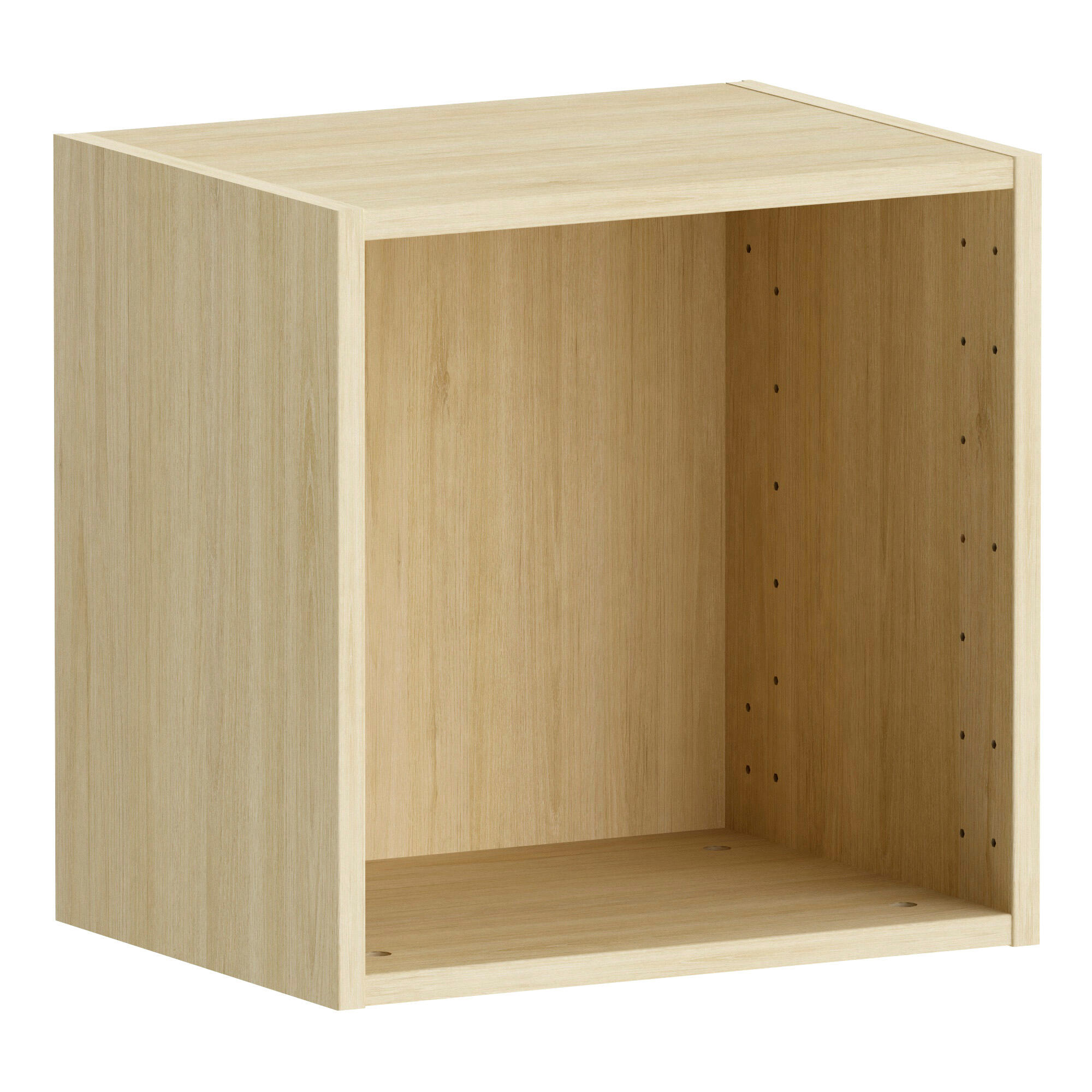 Caisson SPACEO Home, effet chêne naturel H.40 x l.40 x P.30 cm | Leroy ...