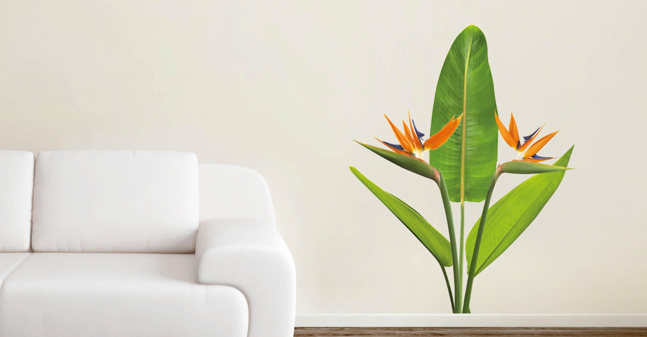 Sticker décoratif Madras, vert & orange, 48 cm x 68 cm | Leroy Merlin