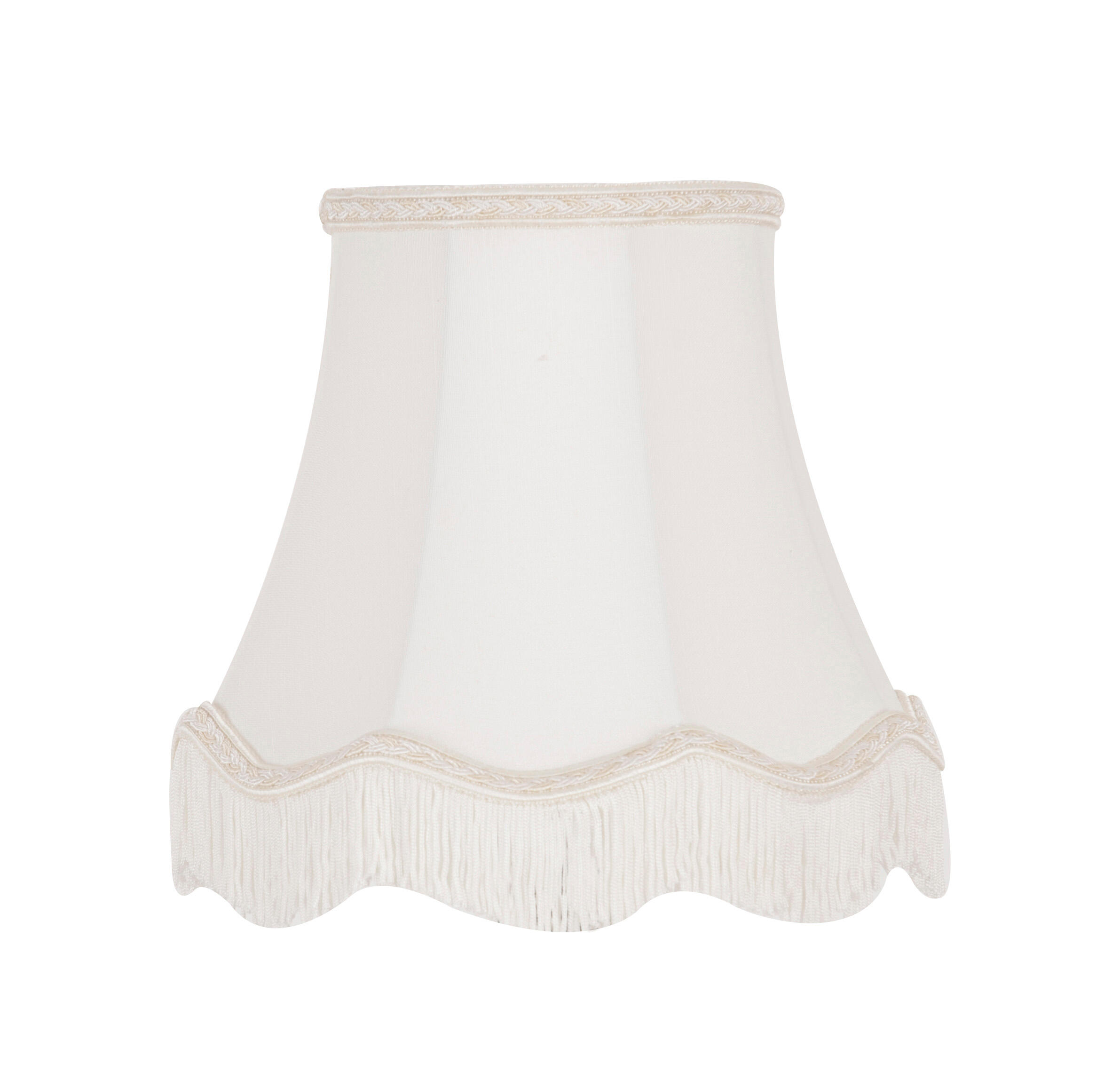 Abat-jour Pagode H.28 cm, Diam.40 cm satin, ivoire COREP | Leroy Merlin