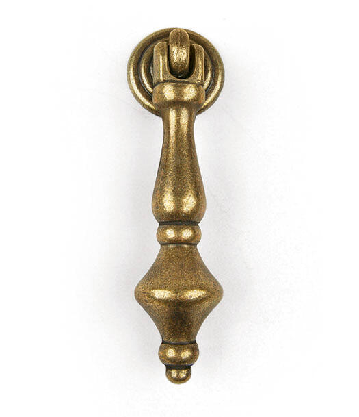 Bouton de meuble figuré Clapper, zamak laiton laitonné | Leroy Merlin