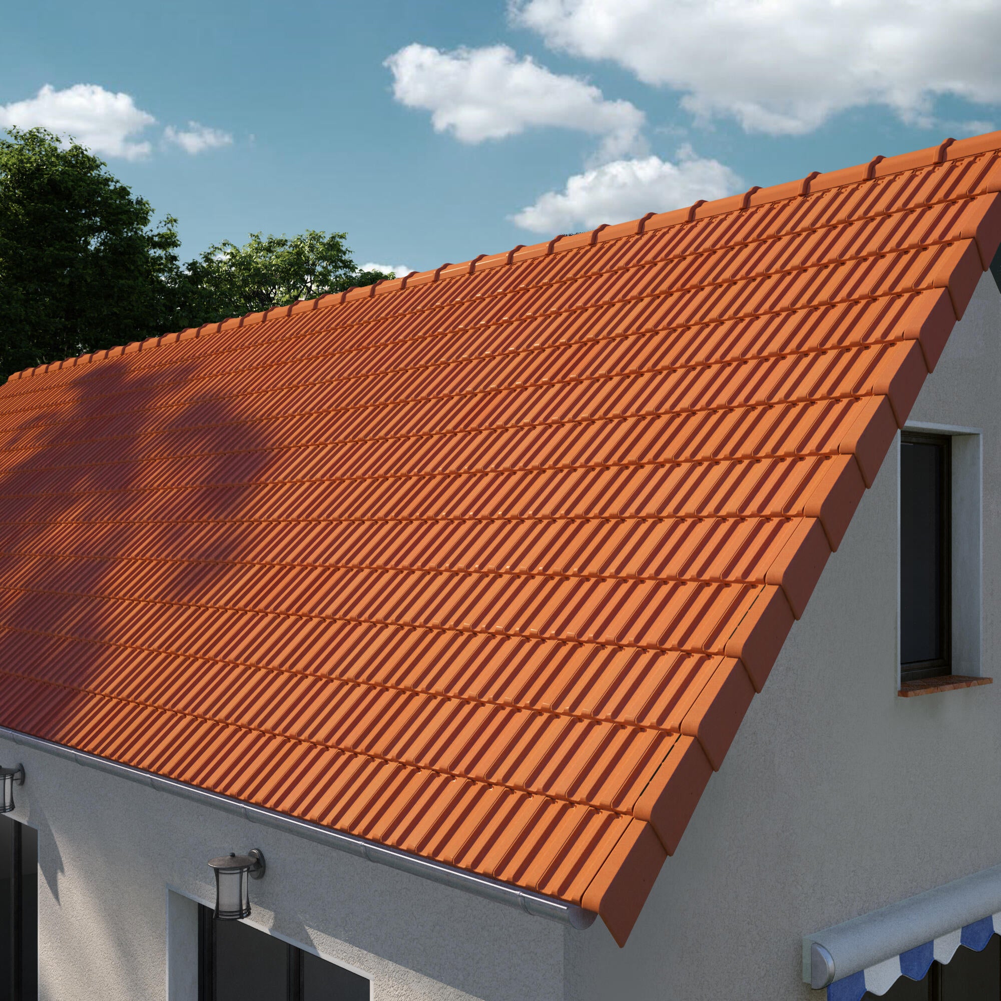 Tuile IMERYS TOITURE rouge H14 | Leroy Merlin
