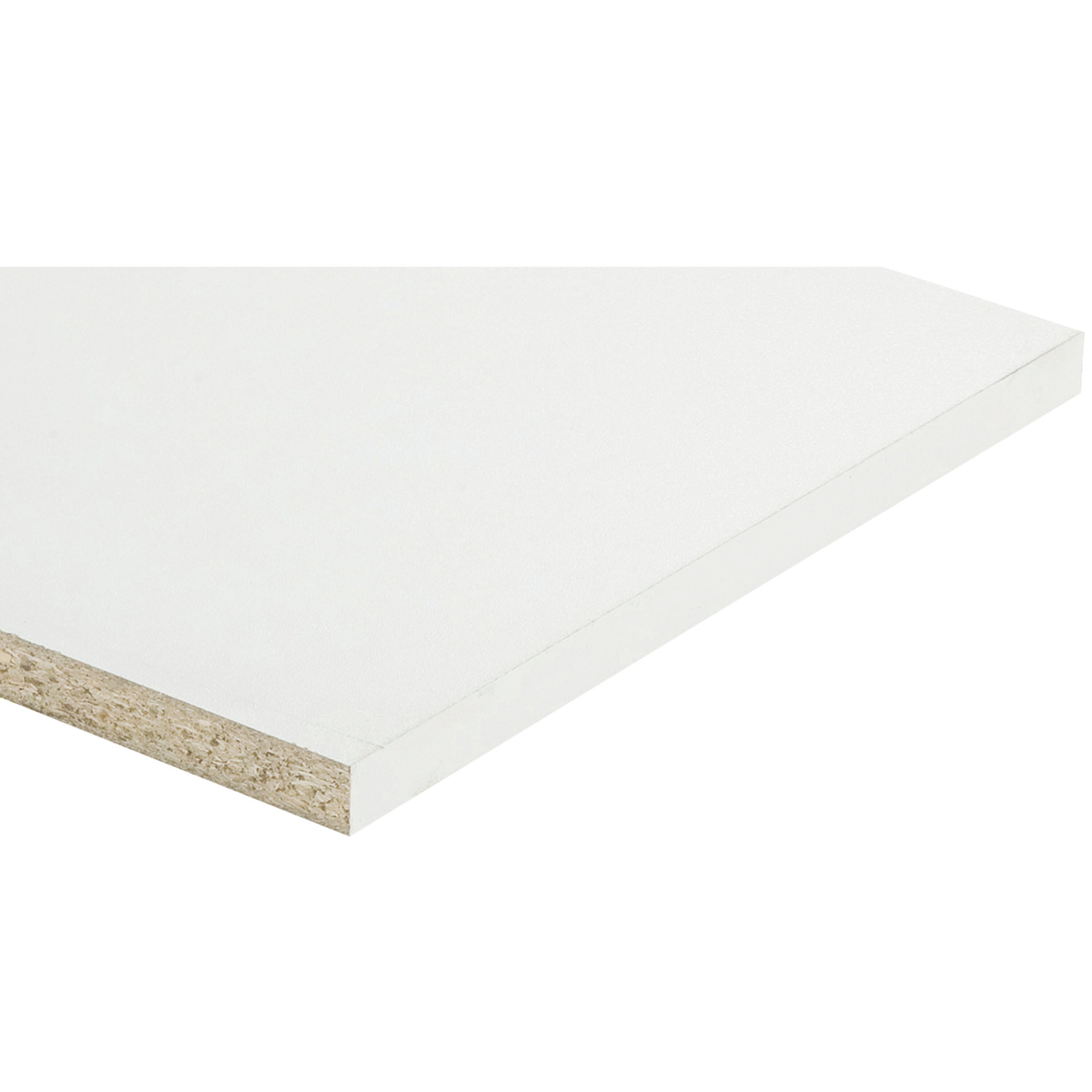 Tablette mélaminé blanc, L.200 x l.40 cm x Ep.16 mm | Leroy Merlin