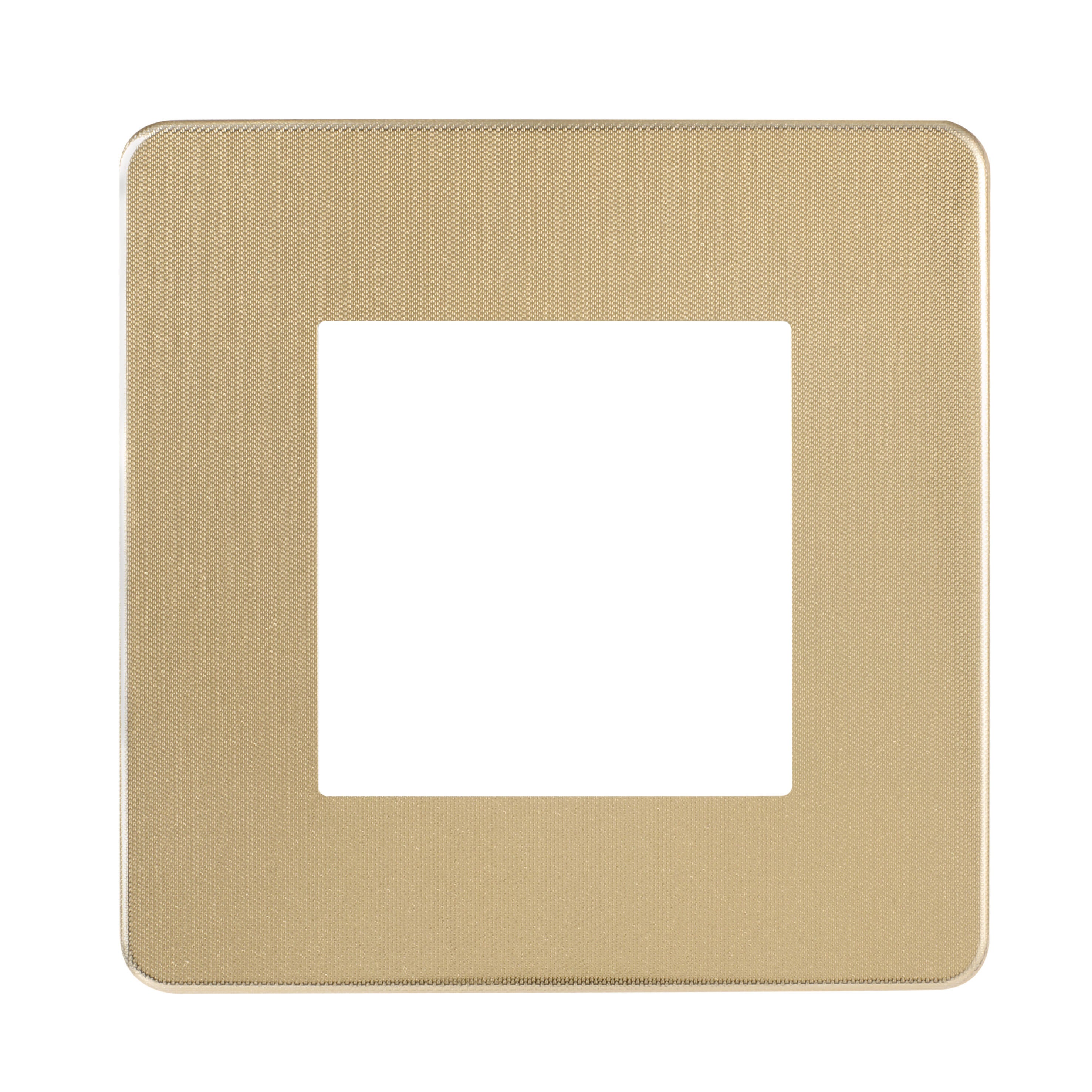 Plaque simple Unica Studio , SCHNEIDER ELECTRIC cuivre liseré ...