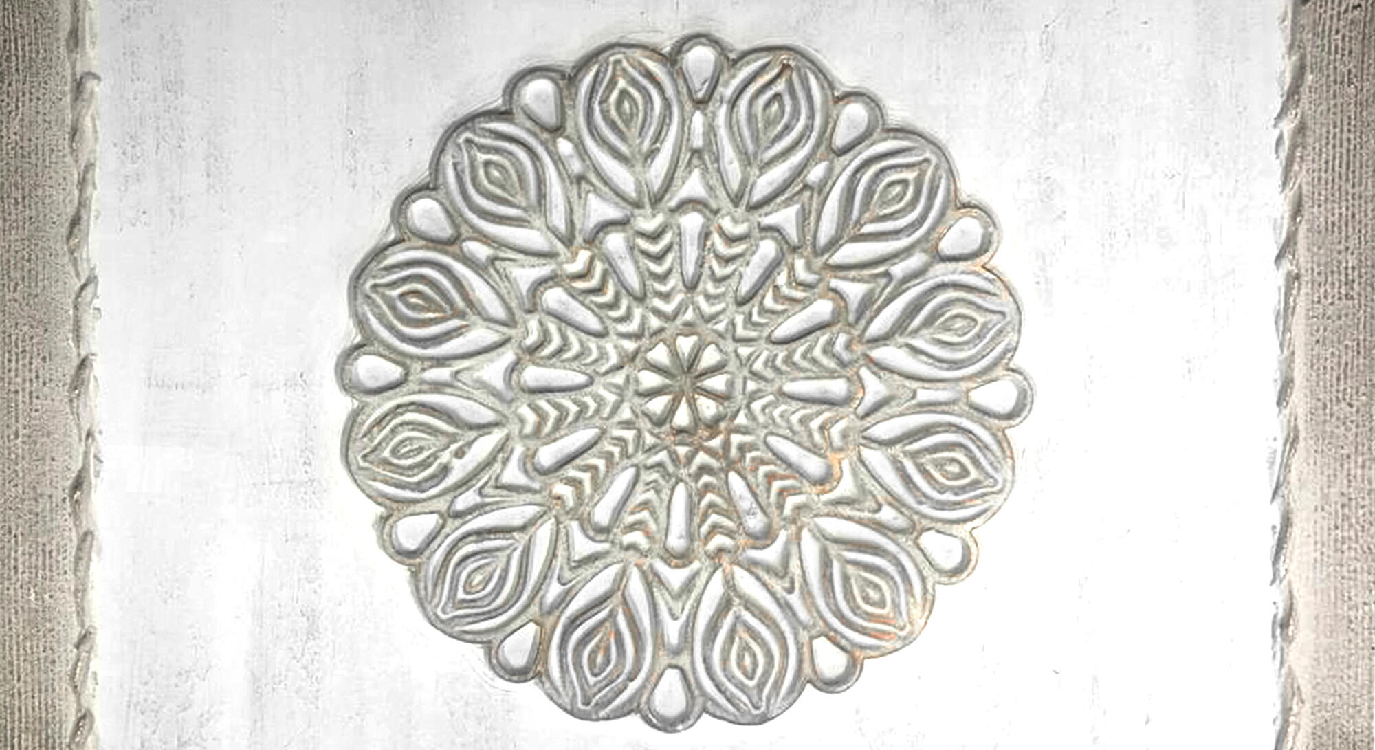 Toile peinte Relief arbre rectangle, multicolore l.110 x H.60 cm ...