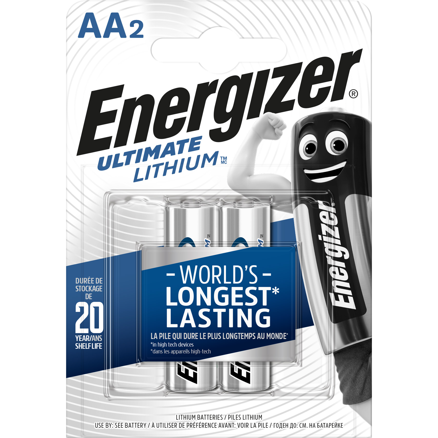 Lot de 2 piles lr06 aa, ENERGIZER | Leroy Merlin