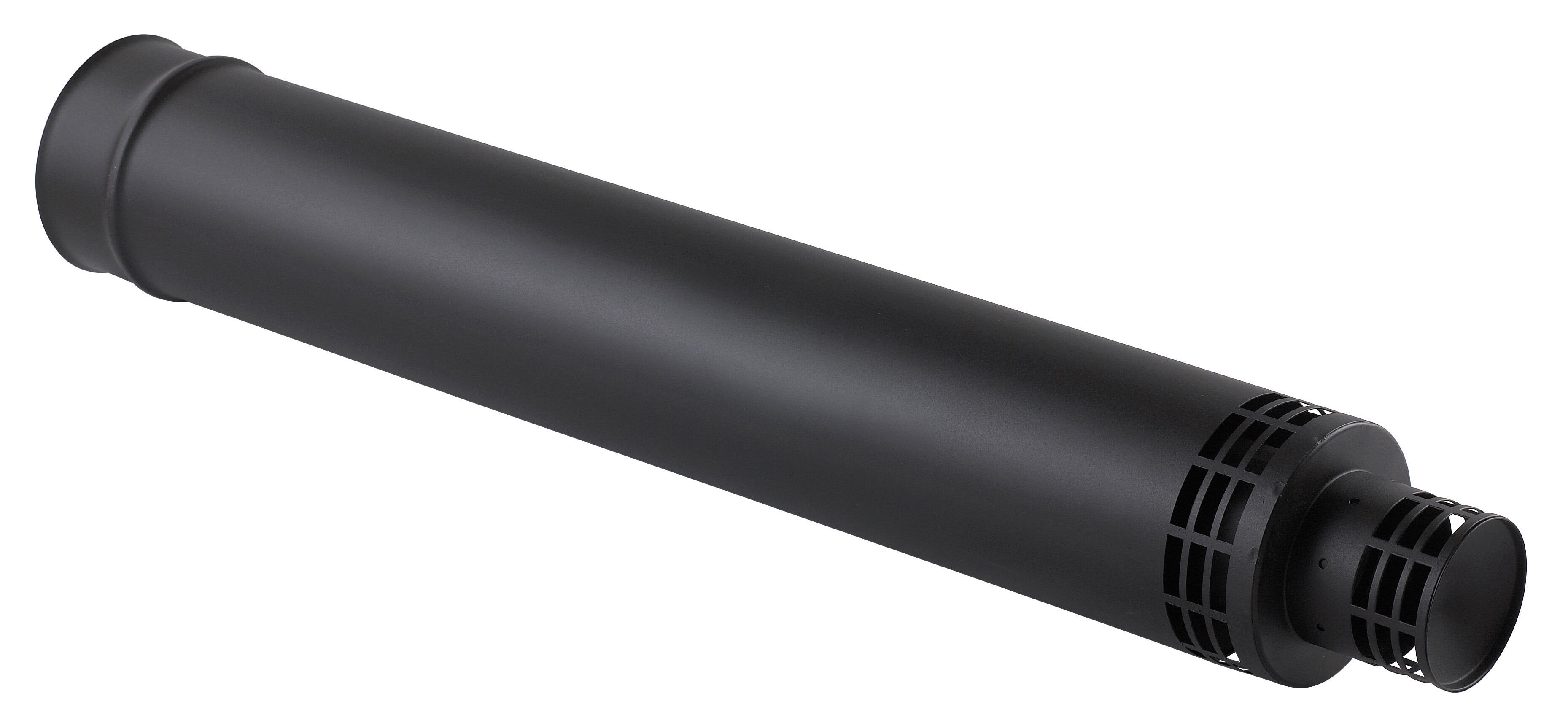 Terminal horizontal Apollo pellets JONCOUX D.80 mm | Leroy Merlin