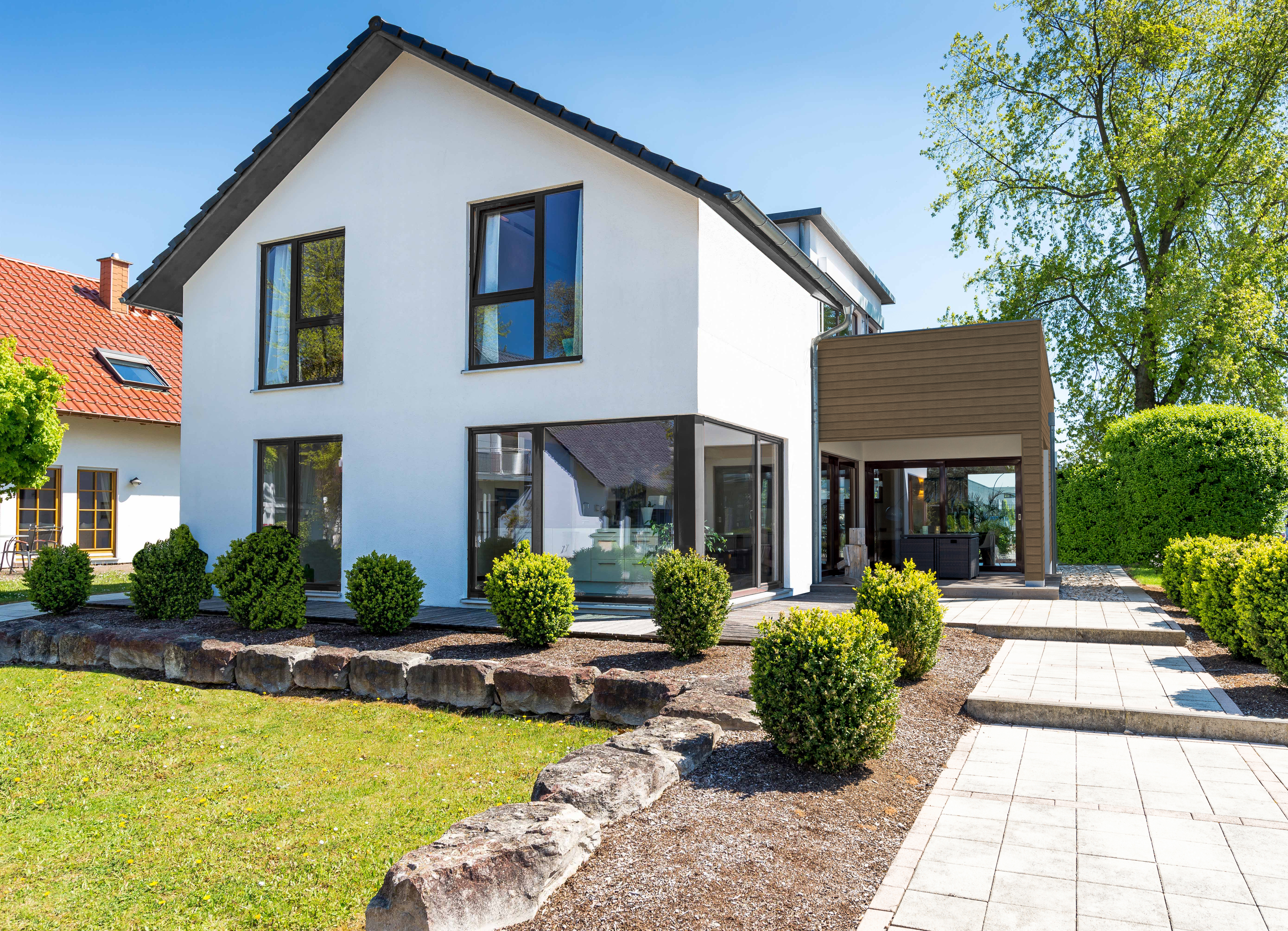 Clin pour bardage pvc chêne foncé, +/- ral 7006 FREEFOAM Faza wood 2.4 ...