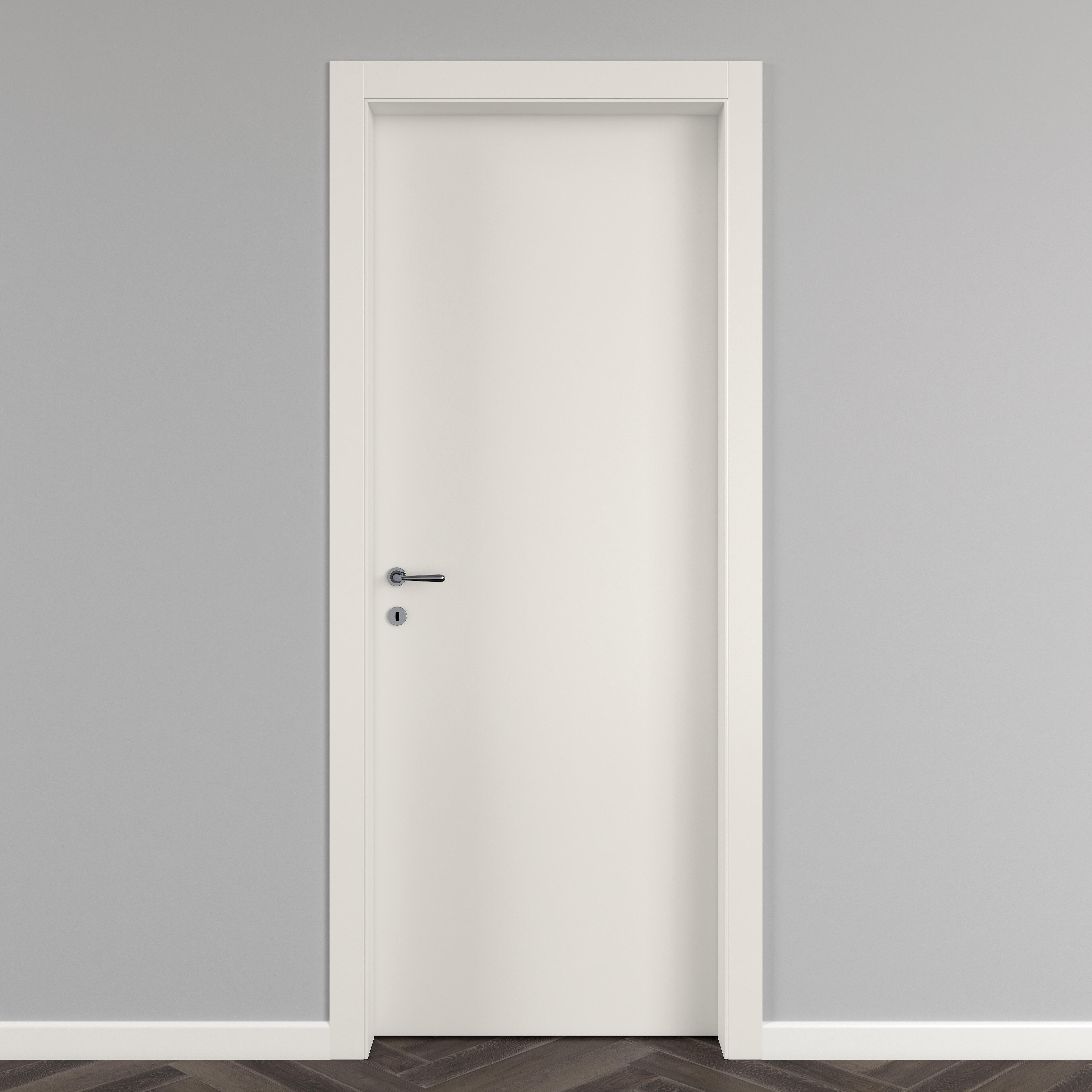 Porta battente Strauss bianco L 70 x H 210 cm reversibile | Leroy Merlin