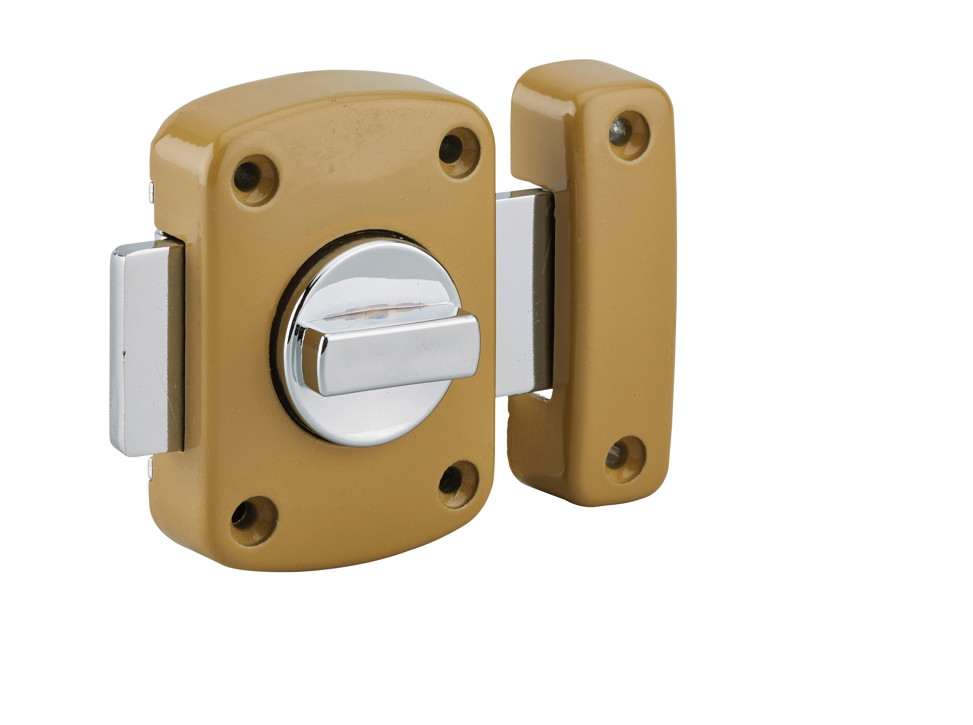 Verrou automatique THIRARD, acier époxy gris | Leroy Merlin